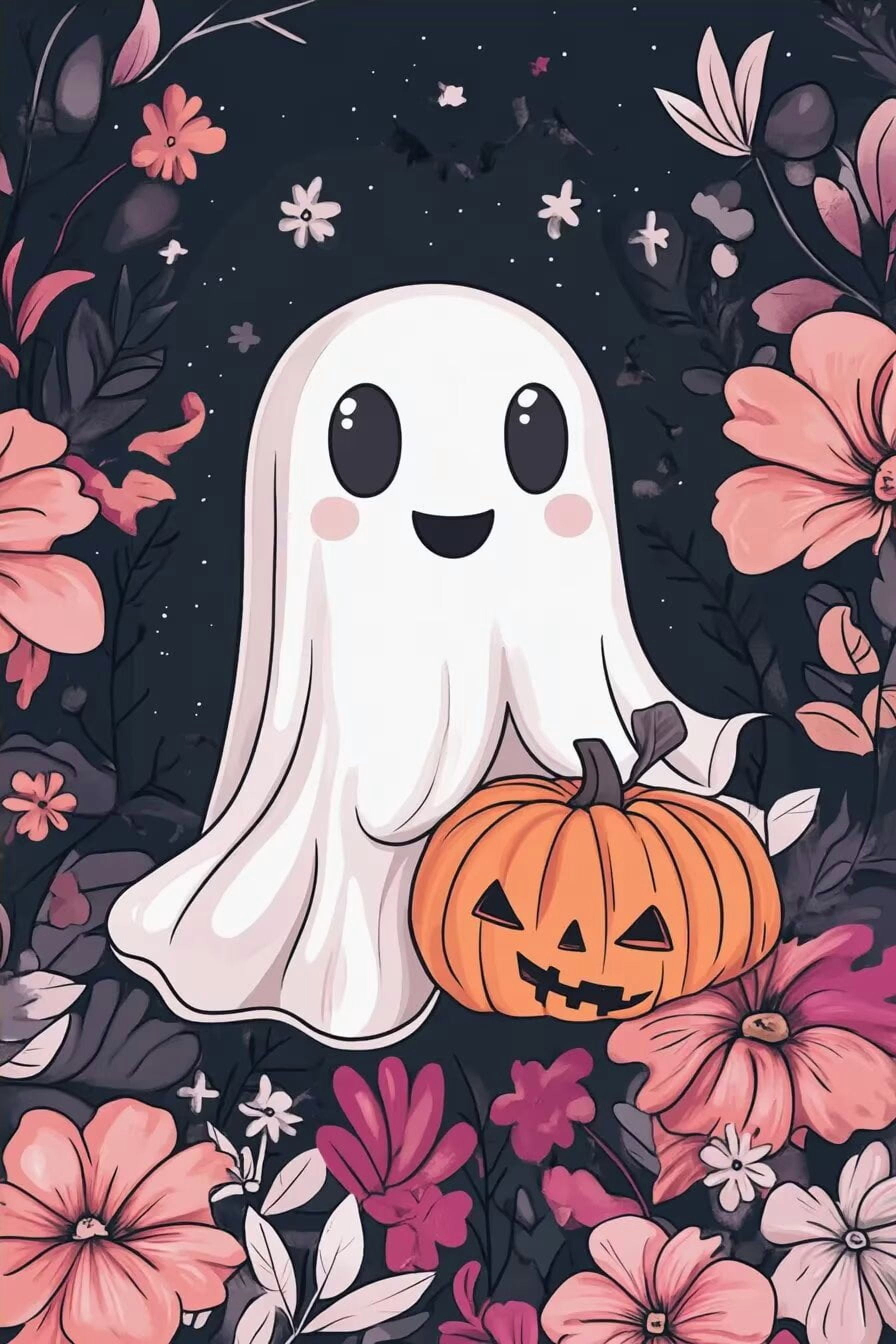 Halloween Decor Diamond Art Kits for Adults,5D Painting Art Cute Ghost ...