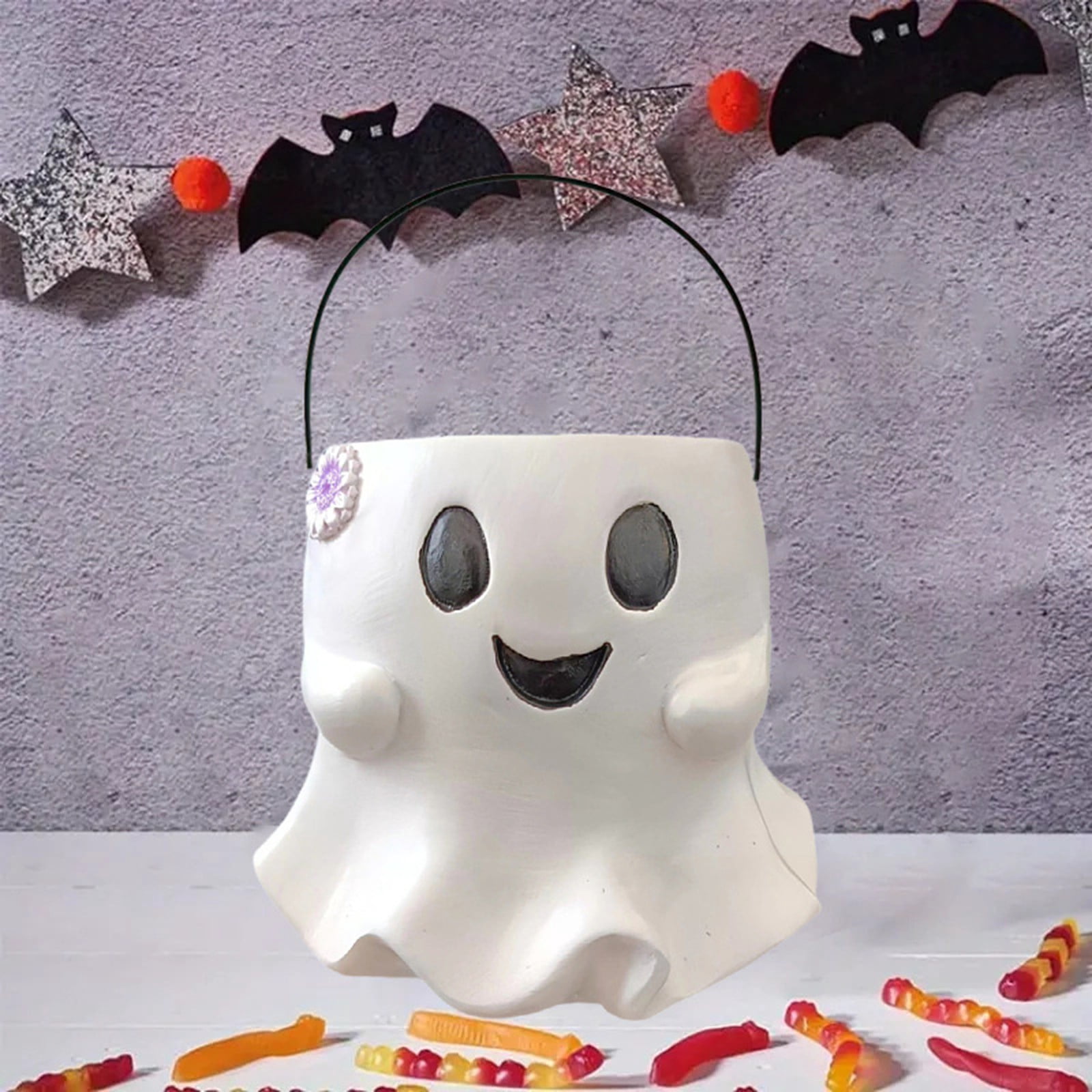 Halloween Decor Ghost Buckets, Halloween Table Centerpieces Decor ...