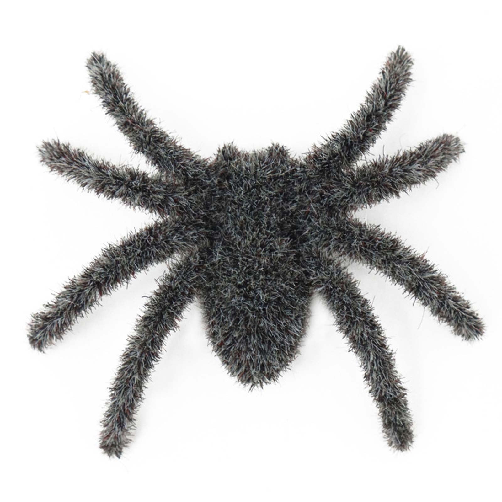 All Halloween Decor Hairy Spider Prank Realistic Creepy Toy Black Furry ...
