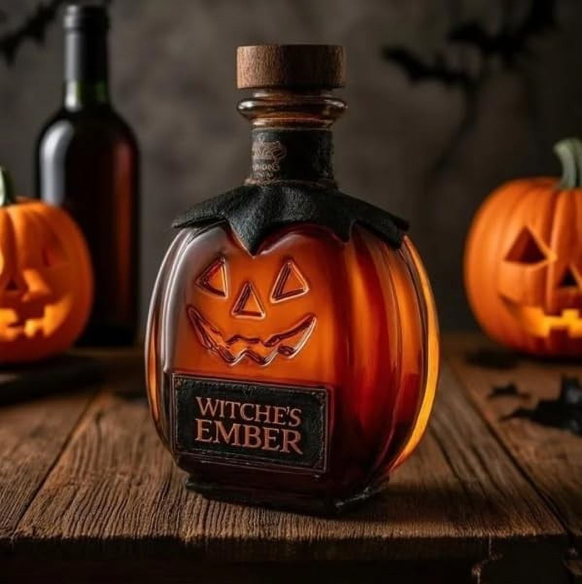 Halloween Decor Halloween Pumpkin Whiskey Decanter Glass 2026 Whiskey ...