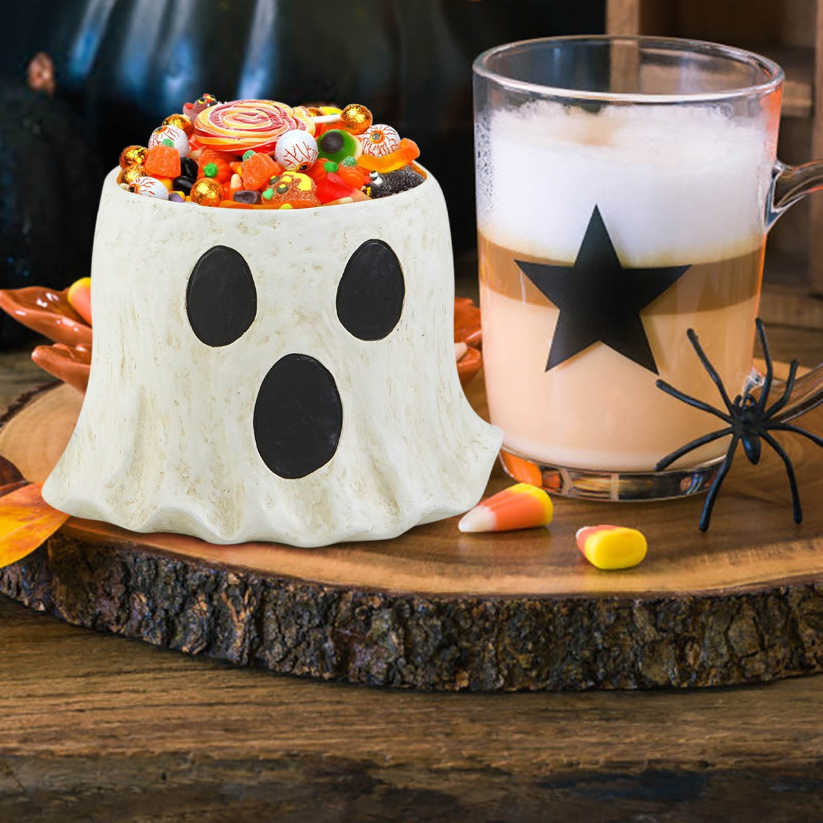 Halloween Decor Indoor, Halloween Candy Bowl, Resin Material, Cute ...