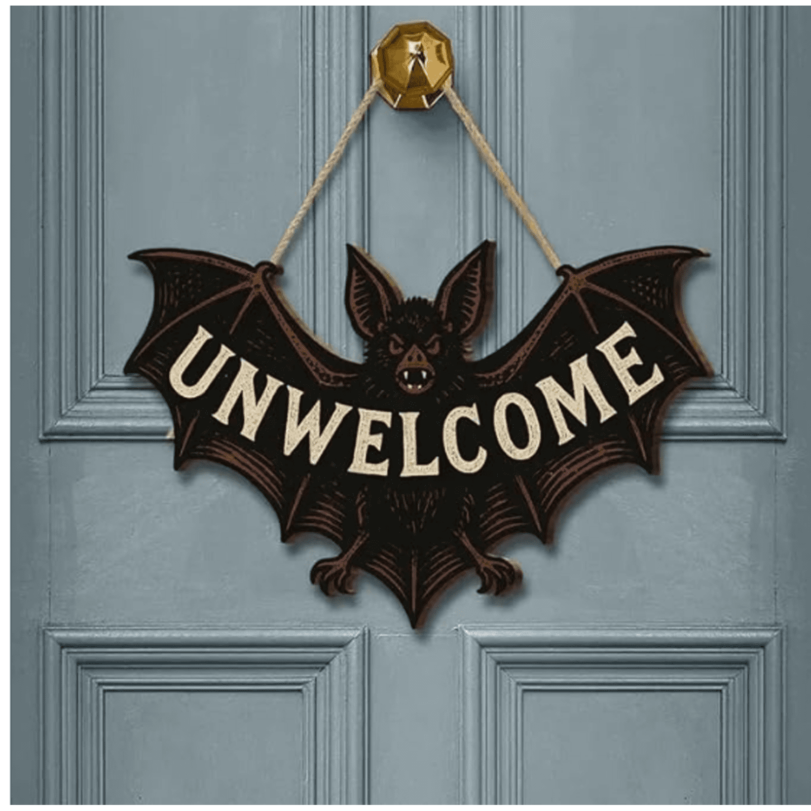 Halloween Decor Indoor New Personalized Door Sign – Funny Gothic Wooden ...