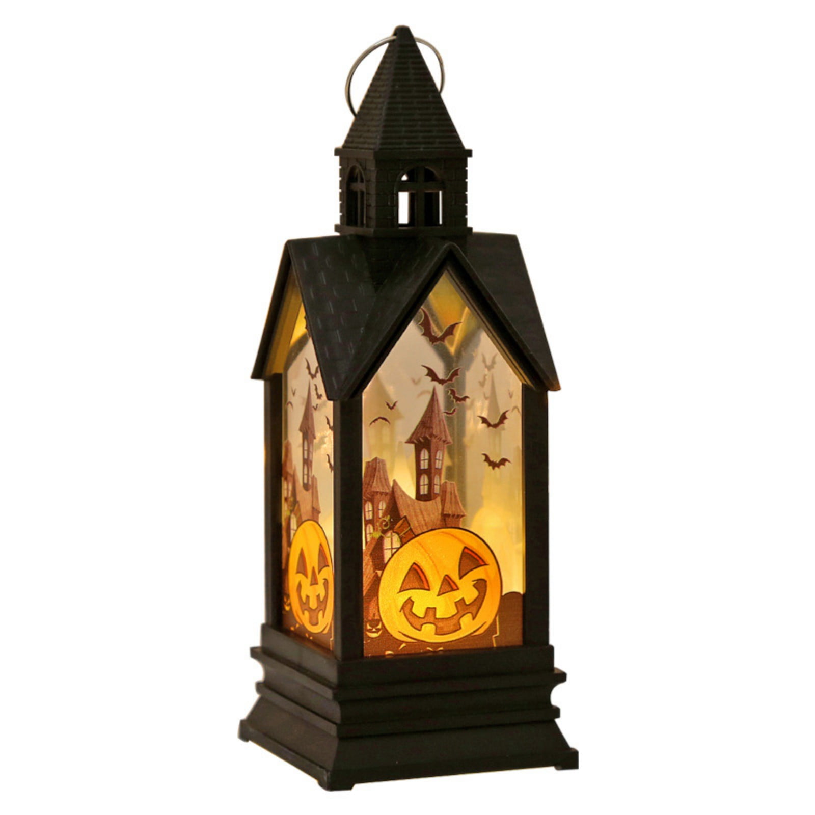 Halloween Decor Lantern with LED,Skull Scarecrow Pumpkin Witch Lights ...