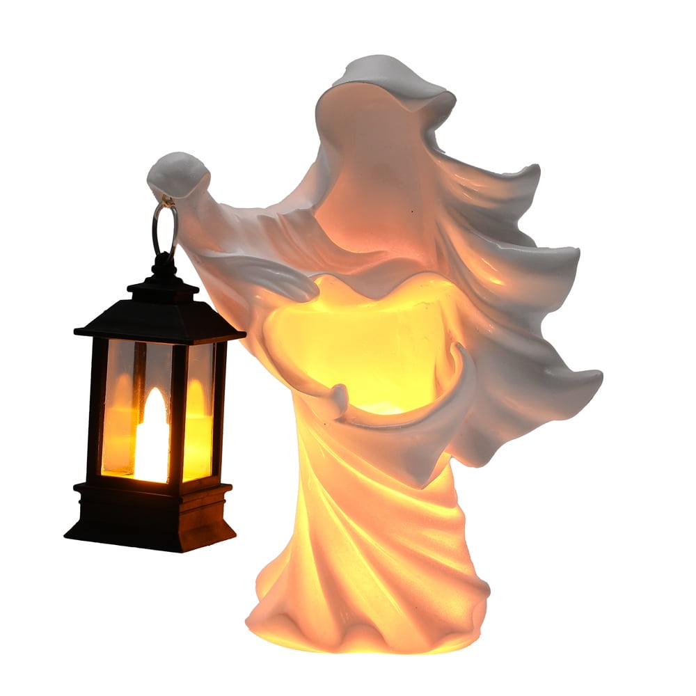 Walmart Resin Halloween Witch Lantern - Hell Messenger Scary Ghost ...