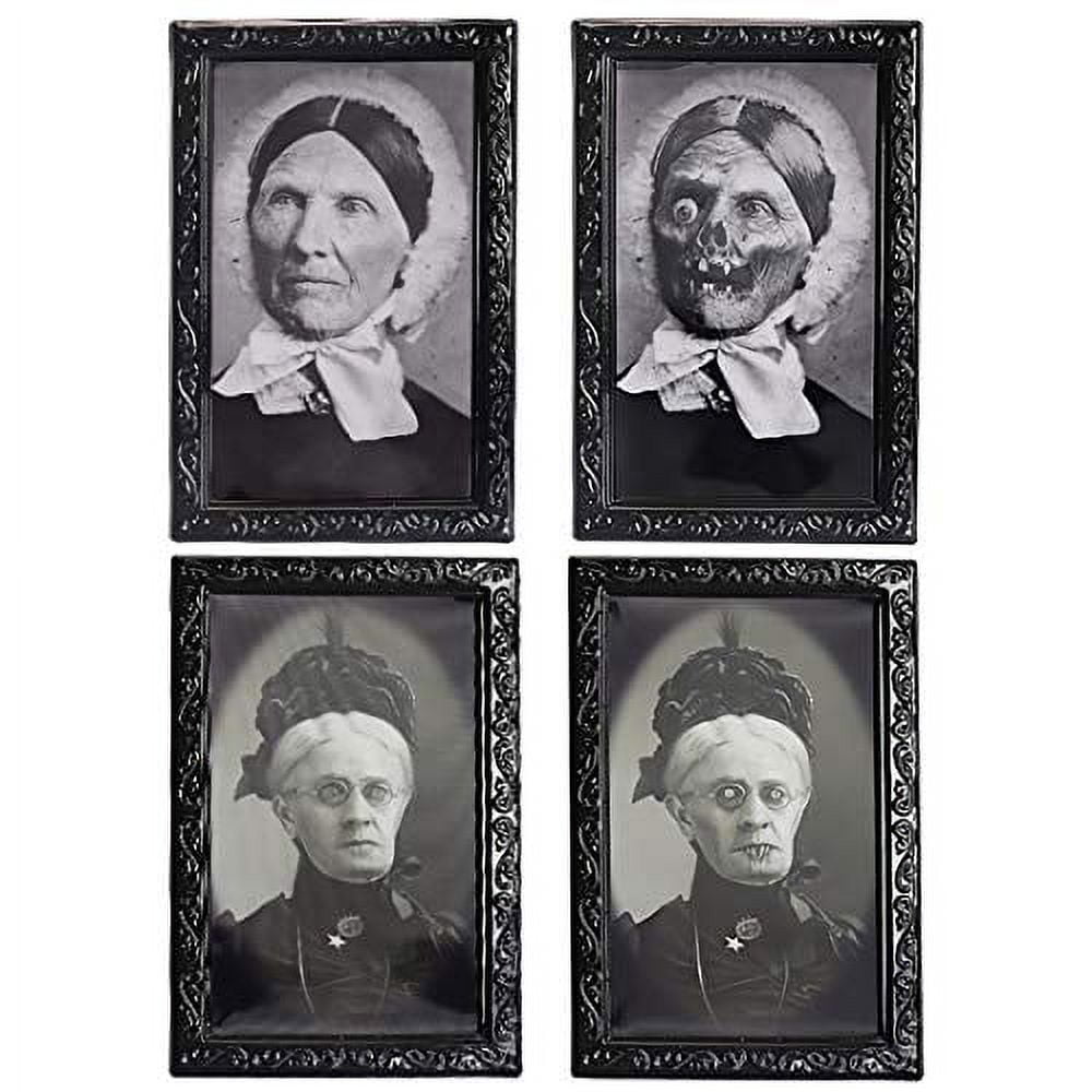 Halloween Decoration 3D Changing Face Moving Picture Frame Portrait ...