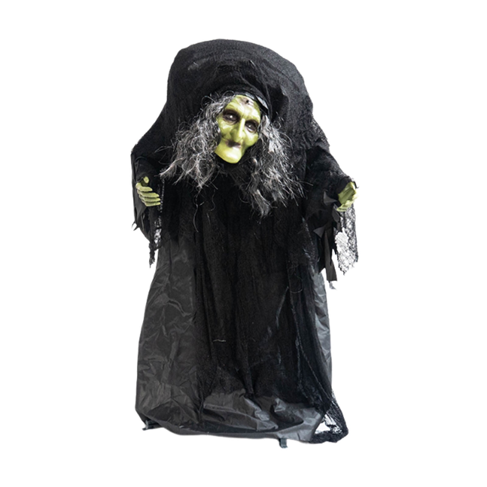Halloween Decoration Animatronics Hunchback Witch with Movement and ...