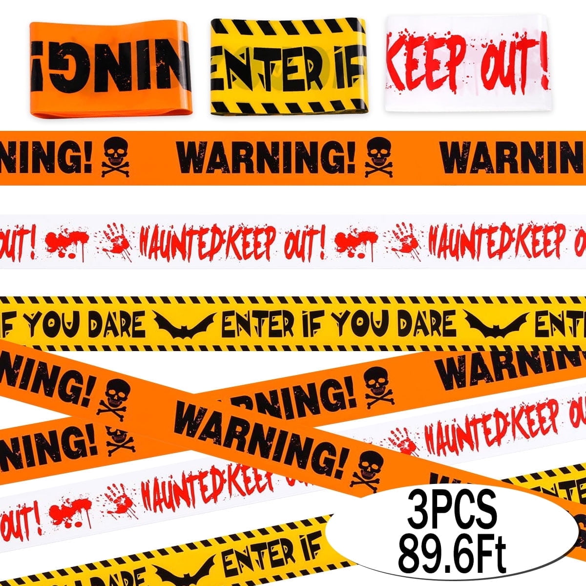 Halloween Decoration Caution Tape Warning Tape Danger Tape for Haunted ...