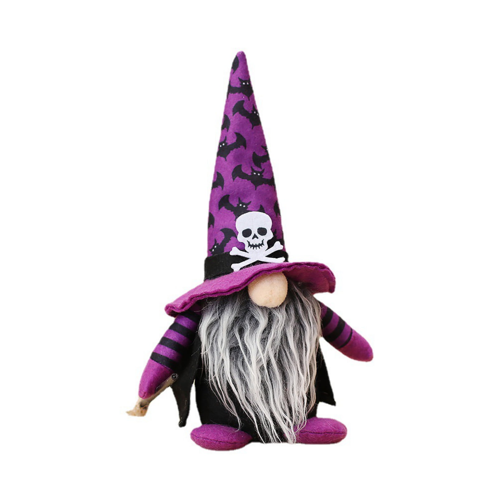 Halloween Decoration, Faceless Dwarf Doll with Spider Bat Atmosphere ...