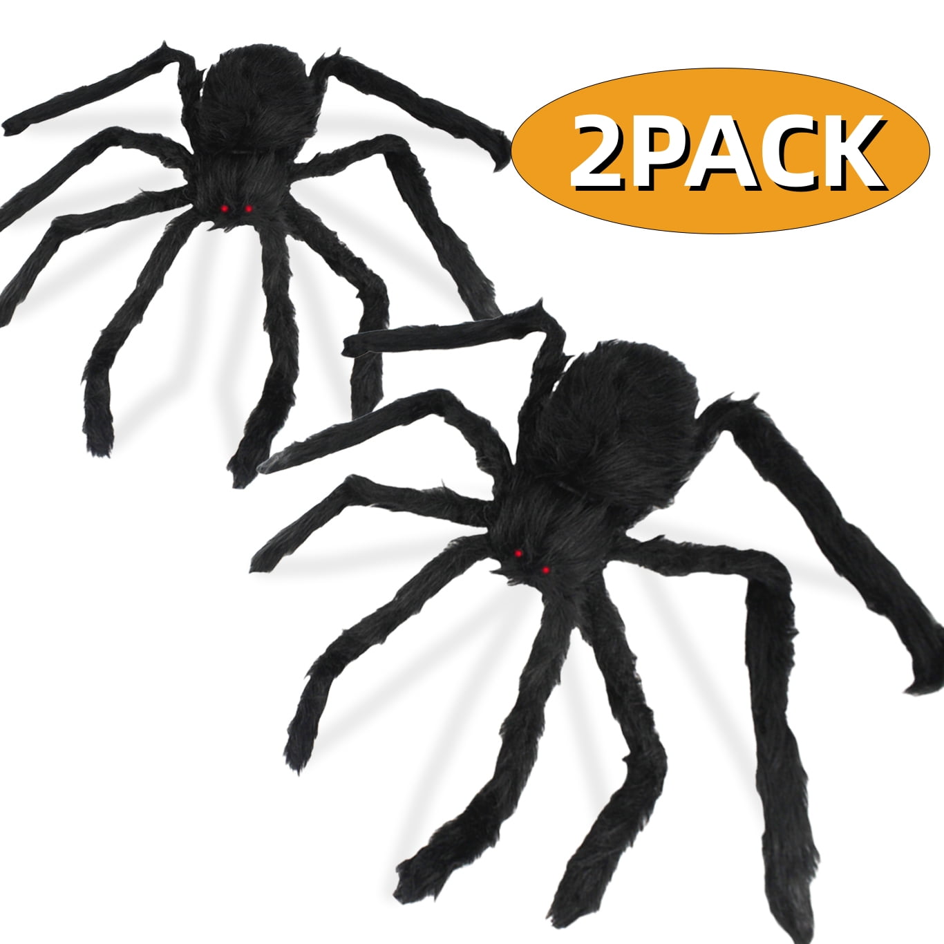 Halloween Decoration Giant Spider 6.6ft Realistic Spiders Large Hairy ...