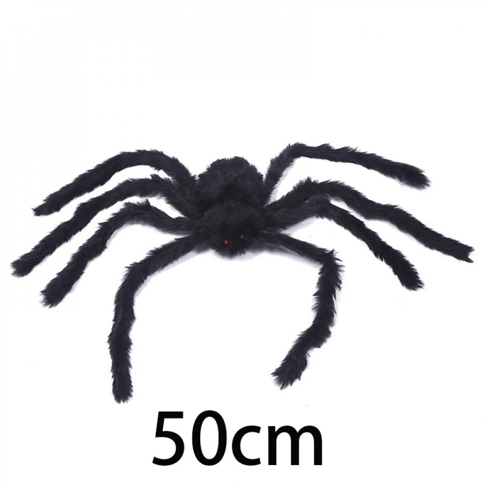 Halloween Decoration Giant Spider Web Halloween Props Horror Realistic ...