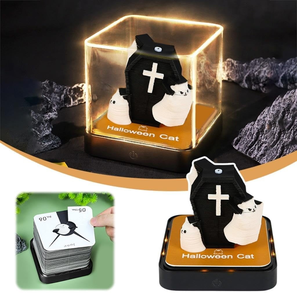 Halloween Decoration Indoor, 2026 3D Tear - away Paper Carving Art ...