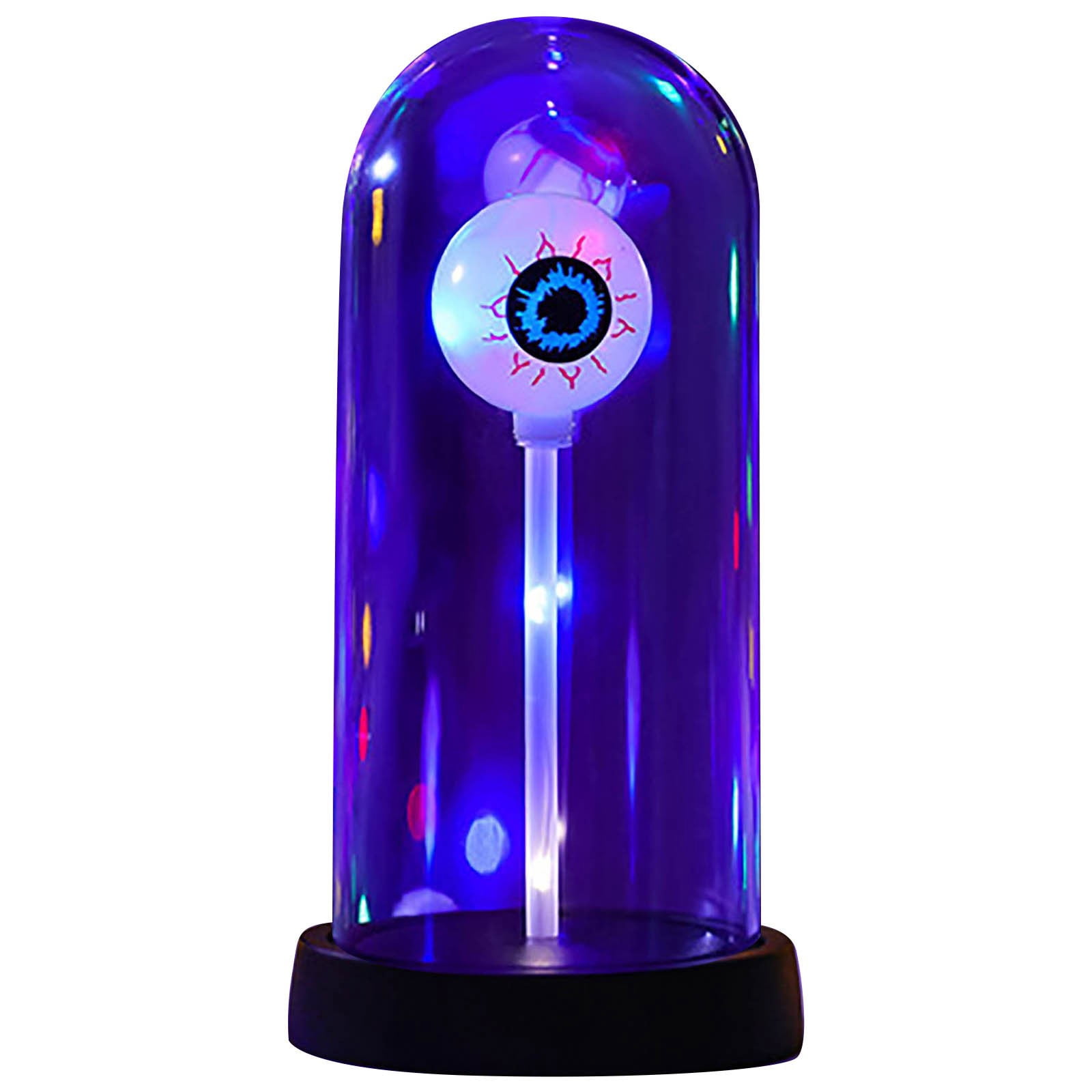 Halloween Decoration Indoor, Light Up Devil Eye in Acrylic Dome Cloche ...
