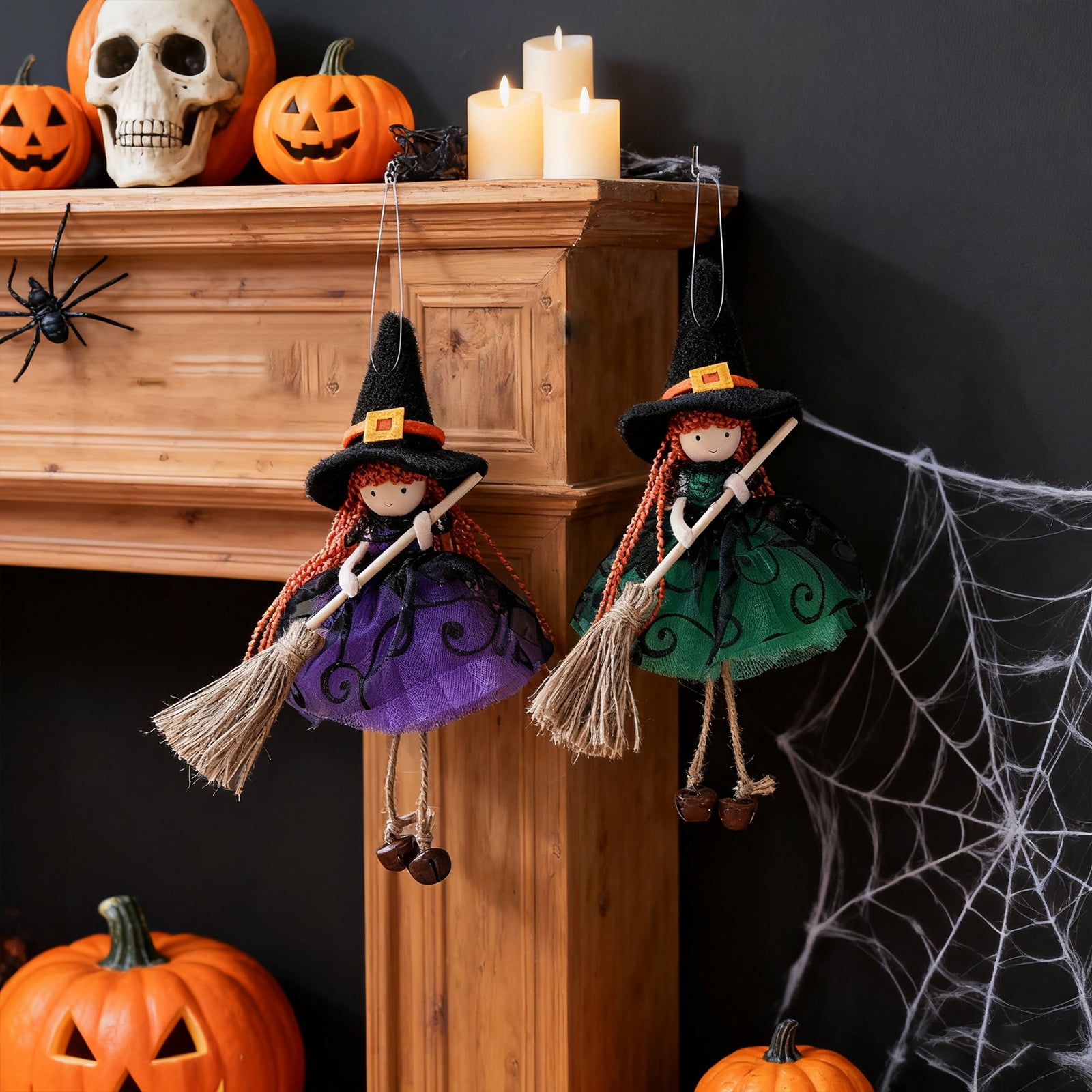 Halloween Decoration Indoor Spooky Hanging Girl Ghost Pendant Halloween ...
