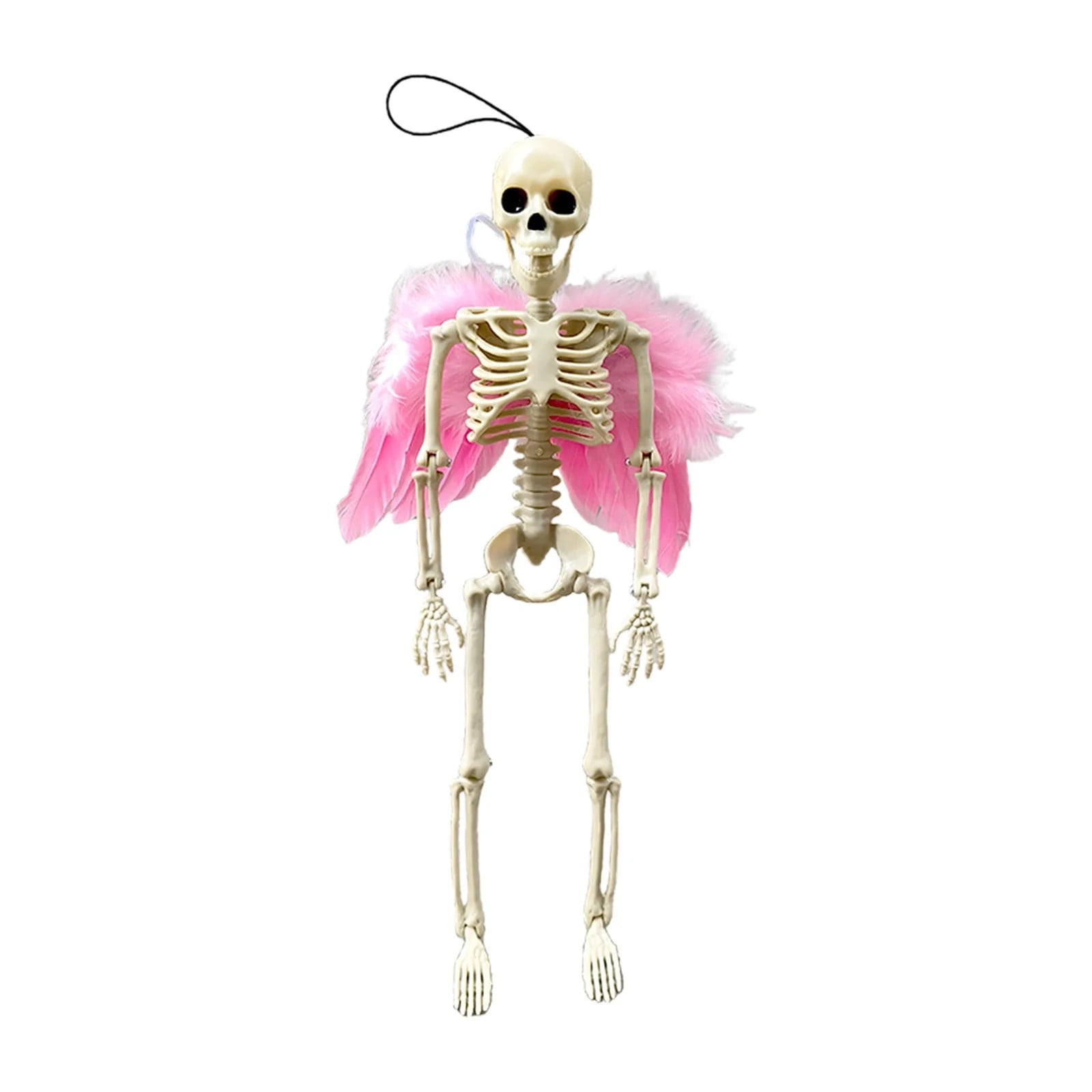 Halloween Decoration Outdoor Skeleton, 40cm Plastic Posable Skeleton ...