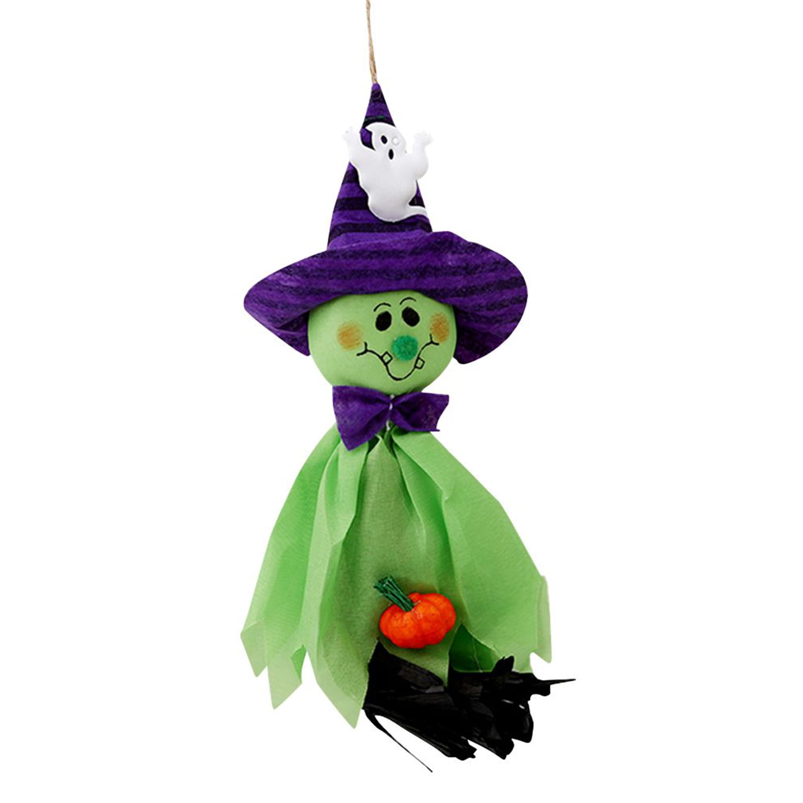 Halloween Decoration Props Hanging Ghost Pumpkin Ghost Straw Windsock ...