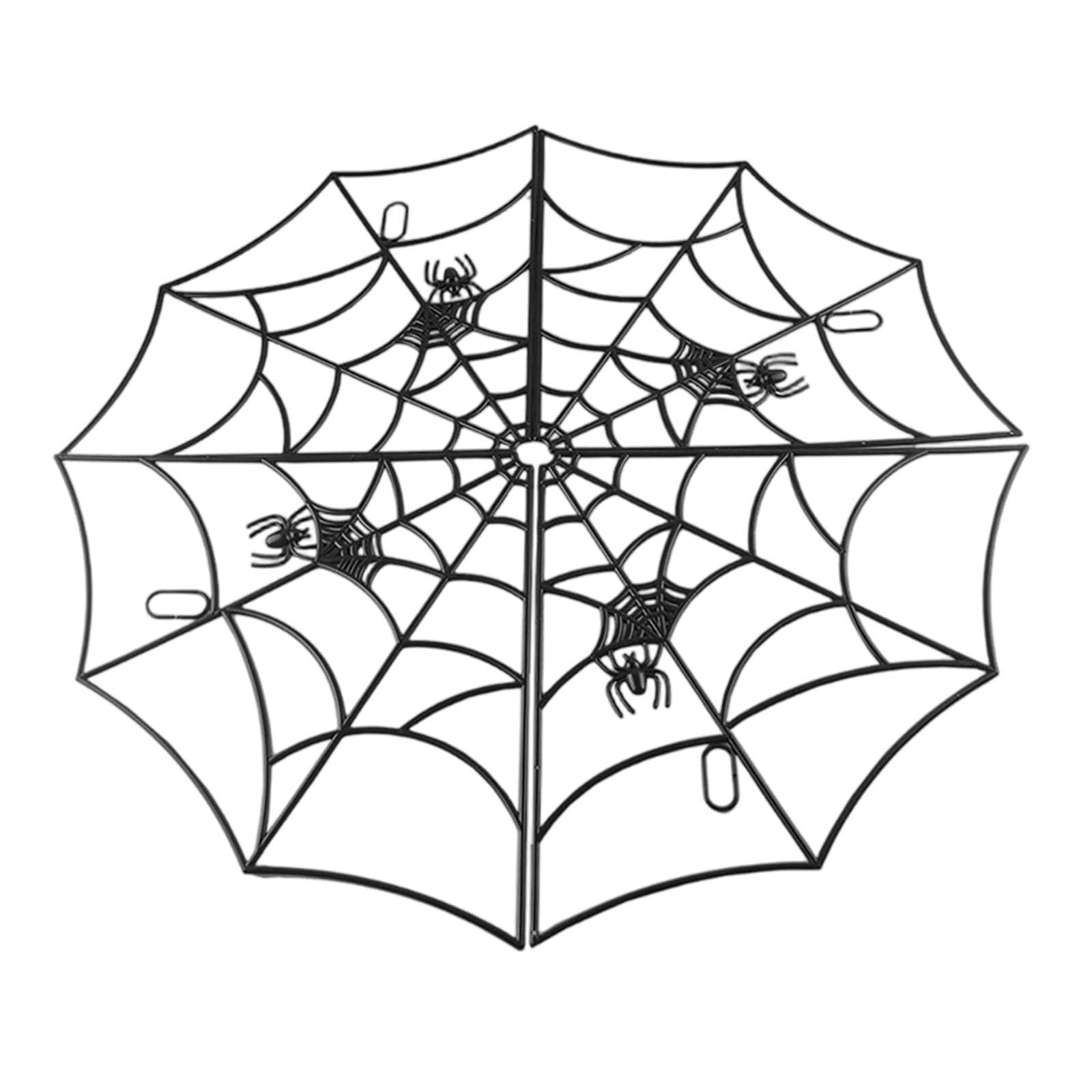 Halloween Spider Web Decoration with Realistic Spiders, Large Durable ...