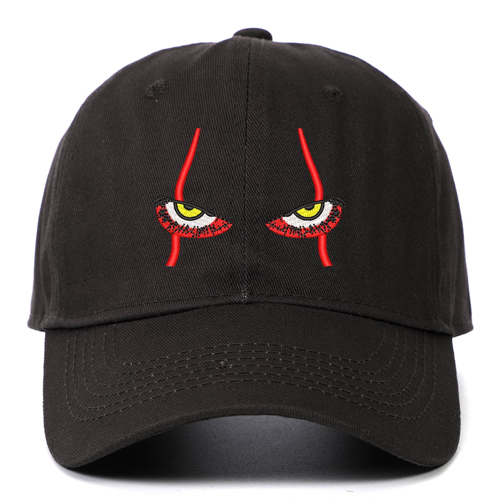 Halloween Decoration Unisex Baseball Cap with Scary Clown Eyes ...