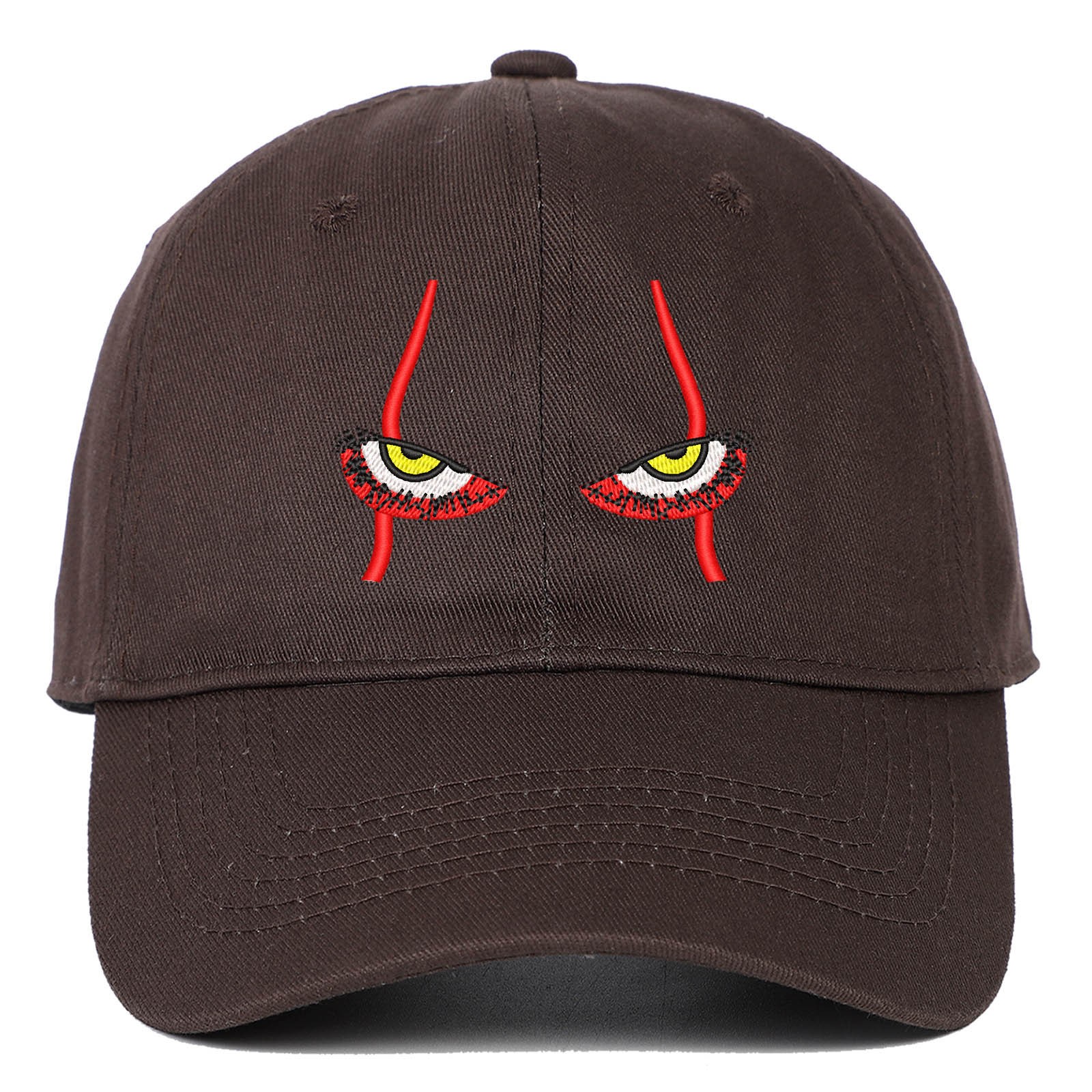 Halloween Decoration Unisex Baseball Cap with Scary Clown Eyes ...