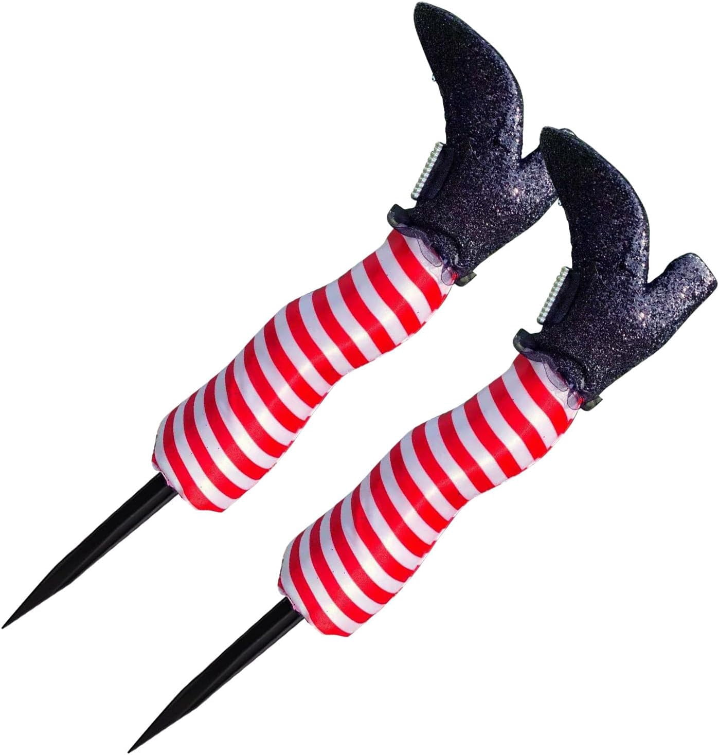 Halloween Decoration: Witch Leg Yard Stakes, Witch'S Prosthetic With ...