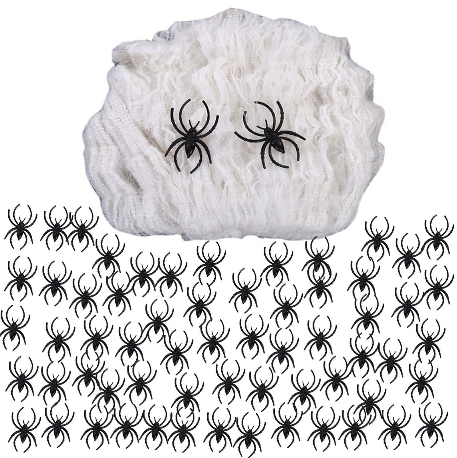 Halloween Decorations 100 PCS Super Stretchy Hangs for Theme Party ...