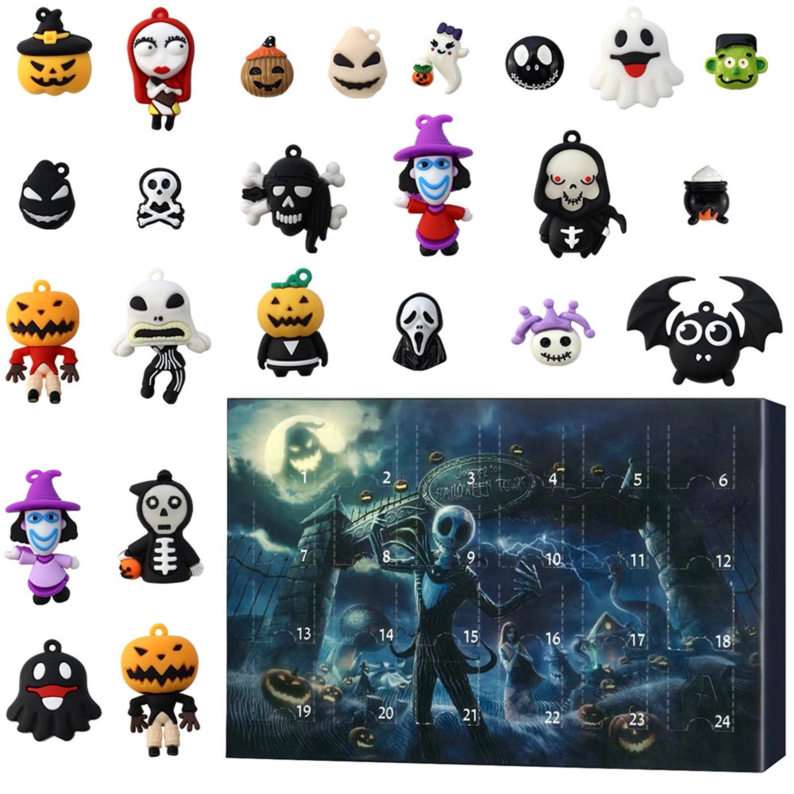 Halloween Decorations 2025 Classic Shows Advent Calendar 24 Days ...