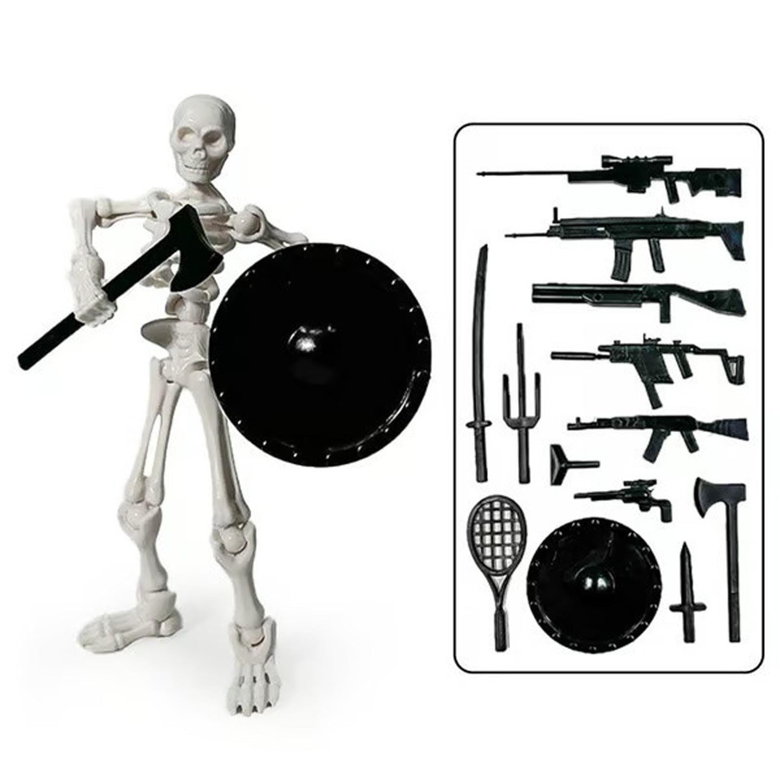 Halloween Decorations 2025, Magnetic Jointed Skeleton Figurine Movable ...