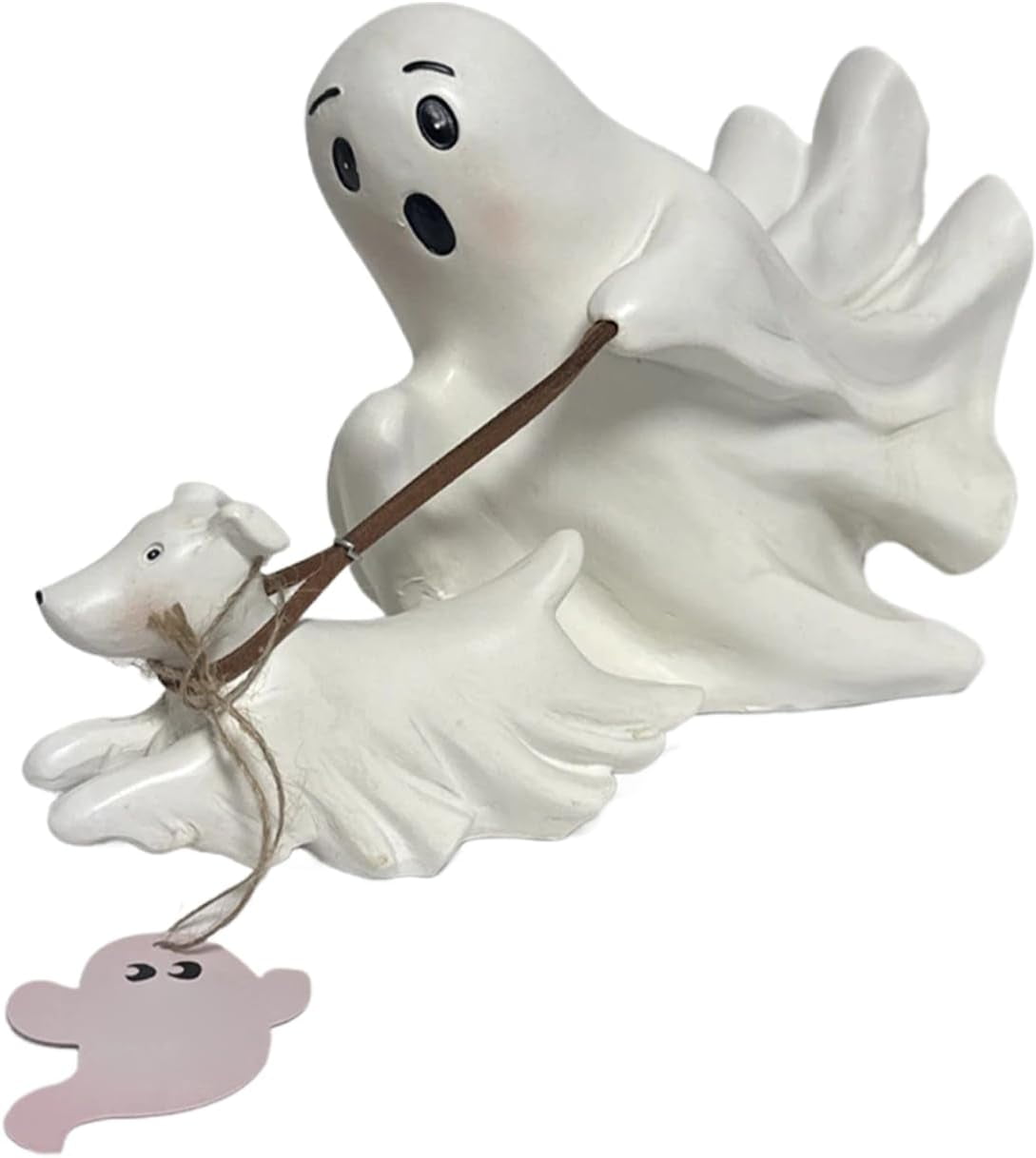 Halloween Decorations, 2025 New Ghost Walking Dog Statue, Funny Ghost ...