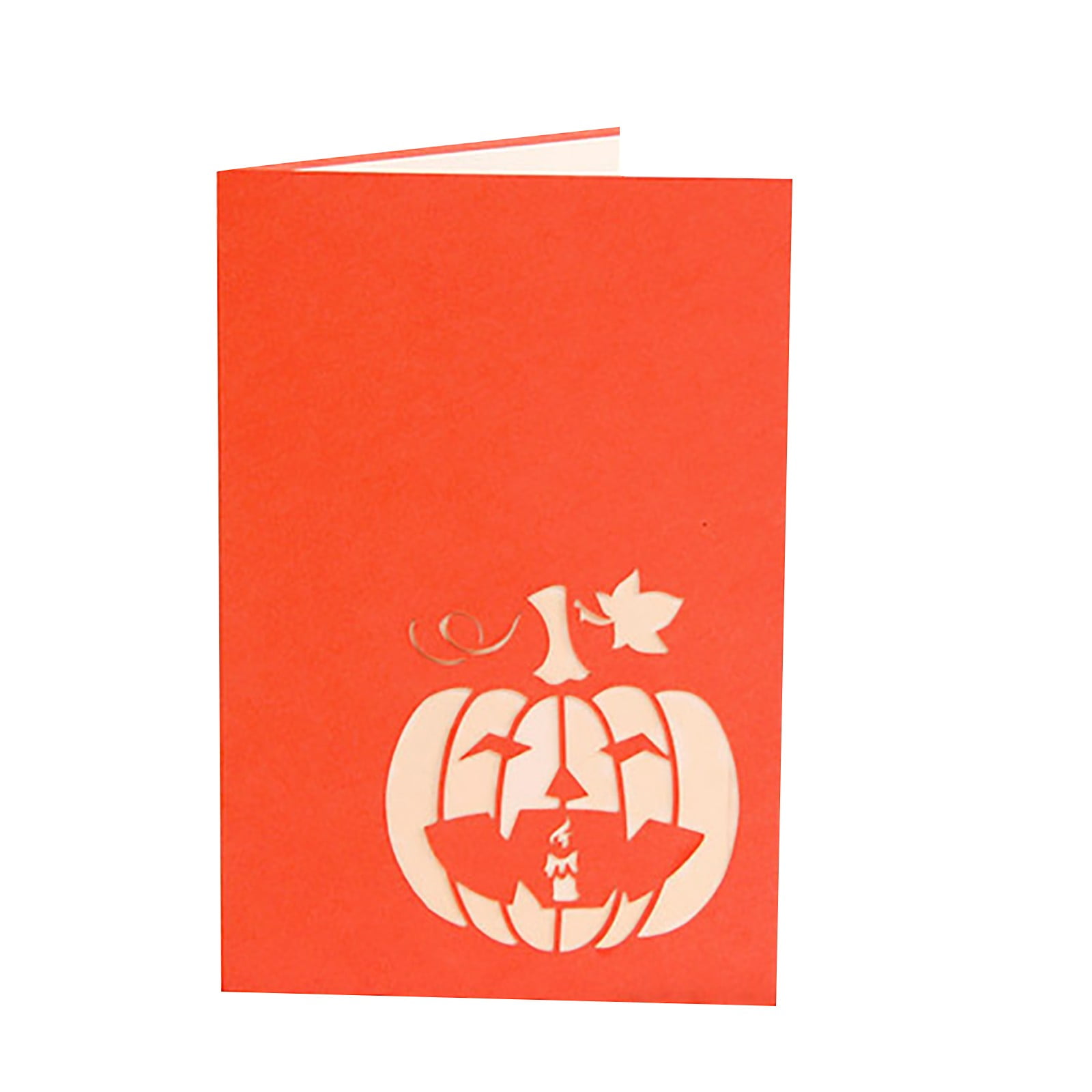 Halloween Decorations Angry Pumpkin 3D Pop-Up Greeting Card ...