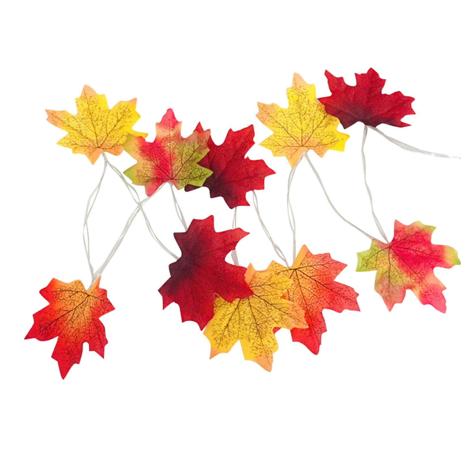 Halloween Decorations Artificial Maple Leaf Garland, 8.2 Feet Fall ...