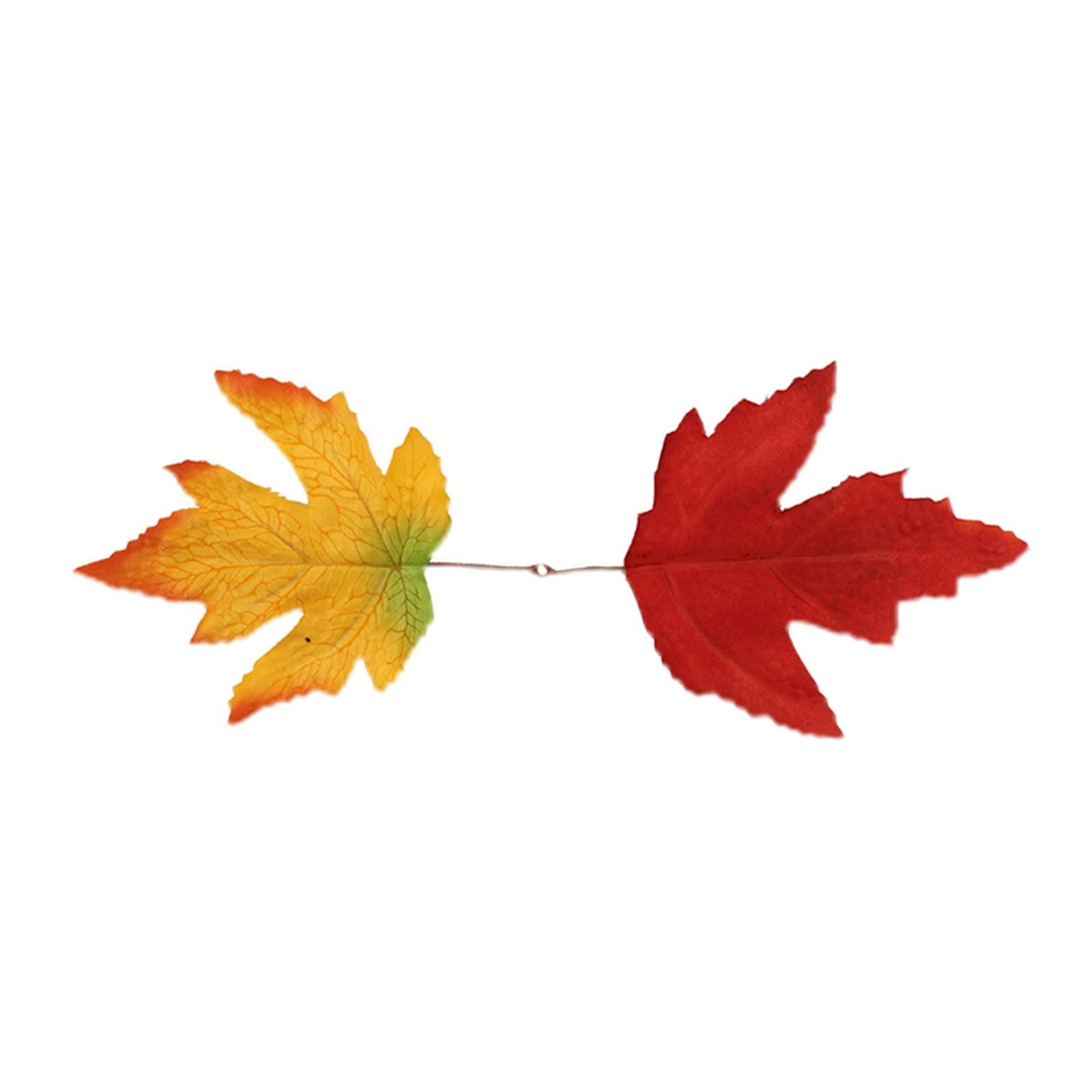 Halloween Decorations,Artificial Maple Leaves Fall Leaves Thanksgiving ...