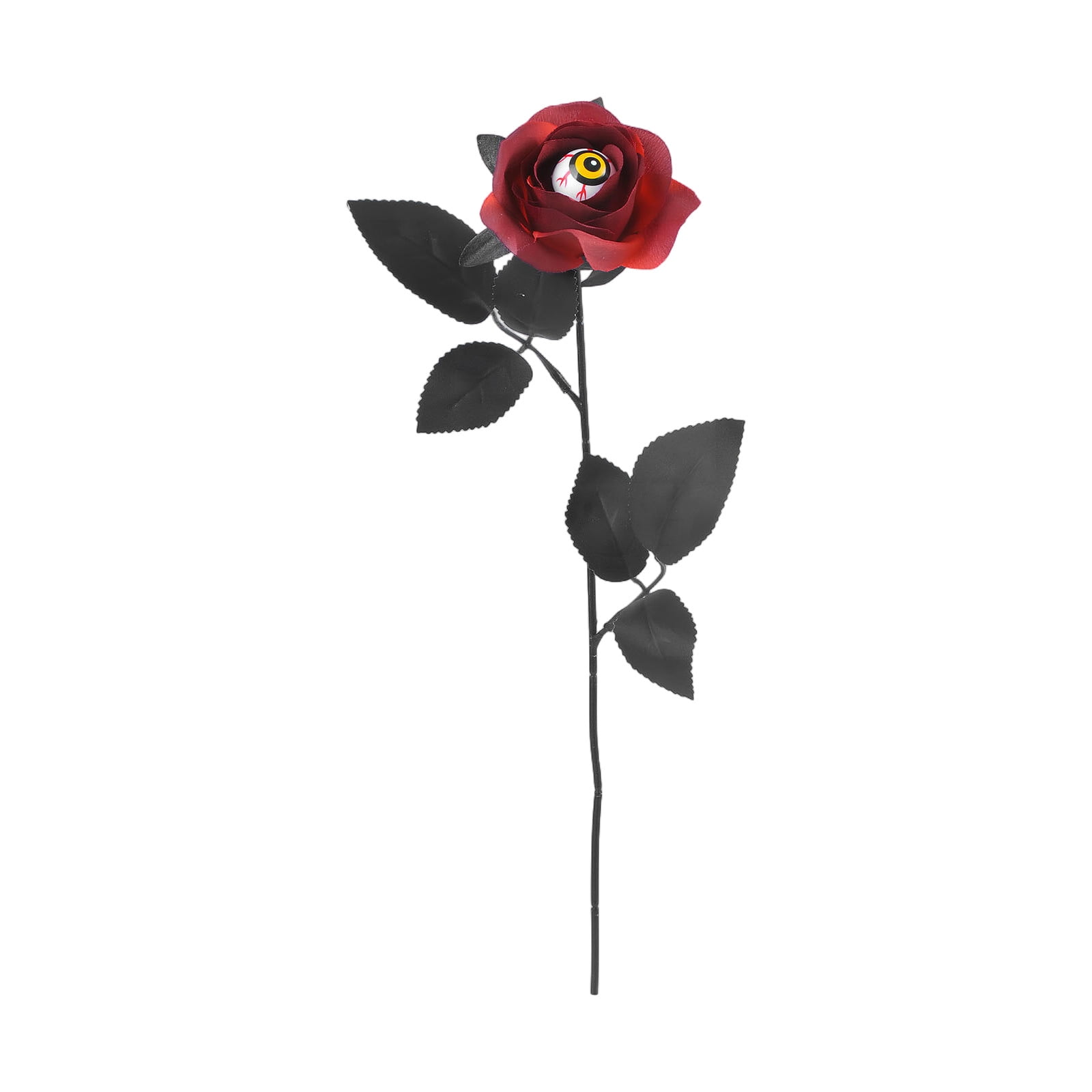 Halloween Decorations Artificial Rose with Realistic Eyeball Center ...