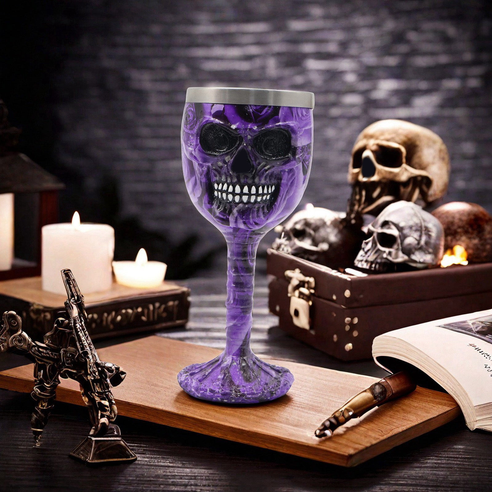 Halloween Decorations Border Cup Resin Tall Cup Bar Cup Cool Glass ...