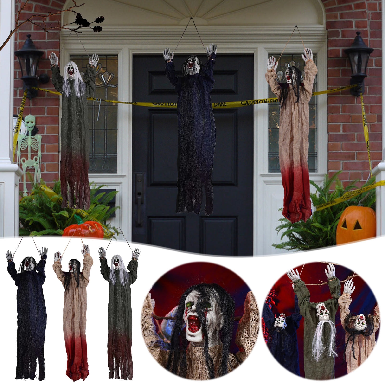 PRETXORVE Halloween Decoration, Halloween Decorations Horror Hanging ...