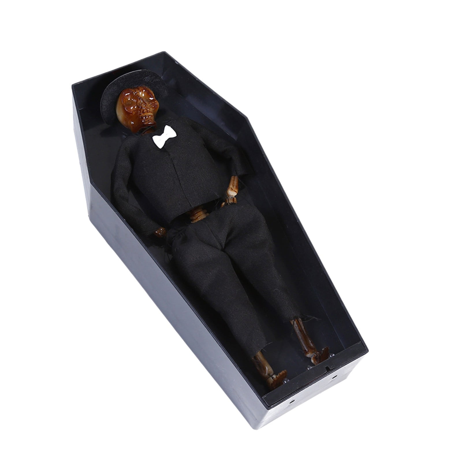 Halloween Decorations Dancing Skeleton Coffin Props Scary Party Decor ...