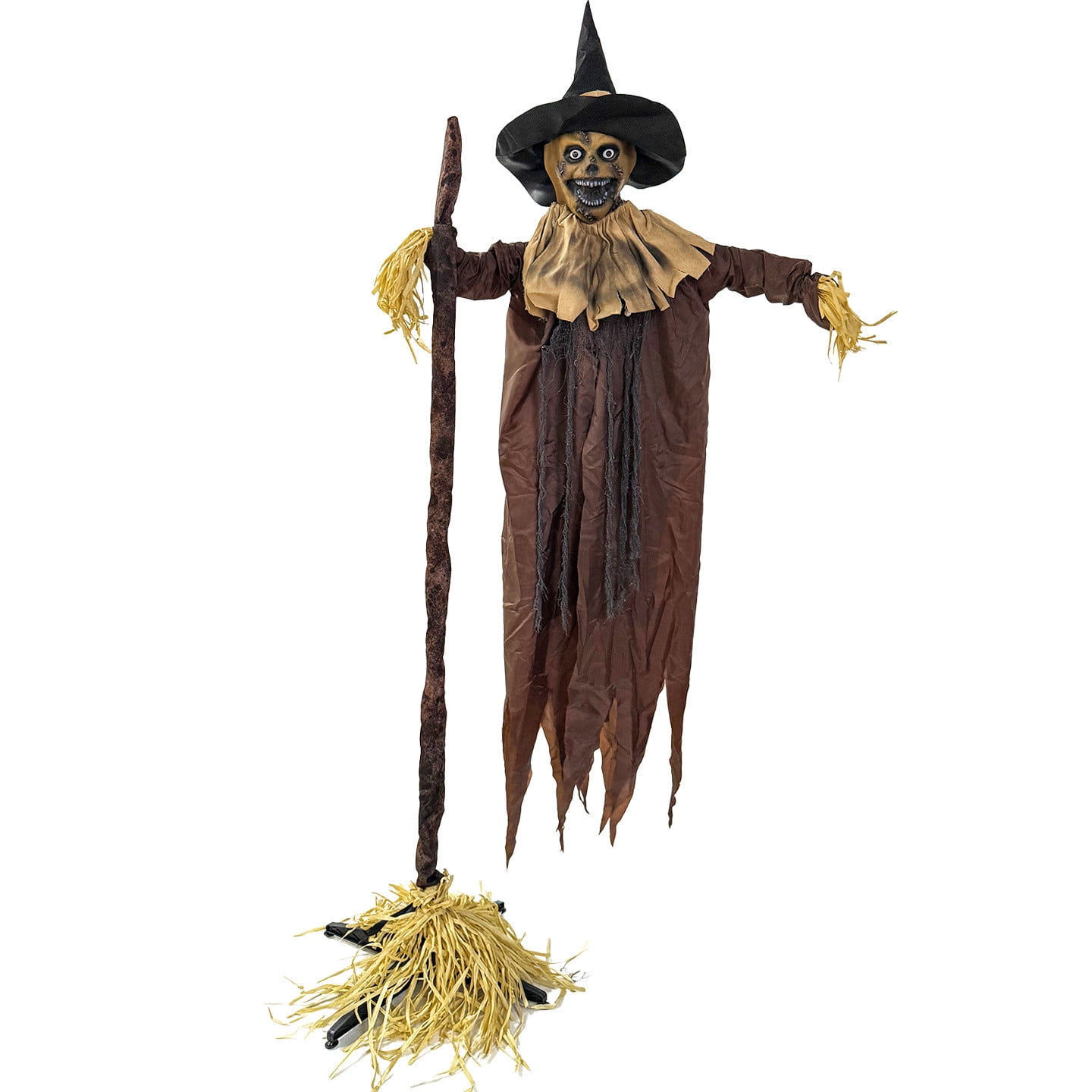 Halloween Decorations Deal 2025!Kyusrd Brooms-Grabbing Scarecrow ...