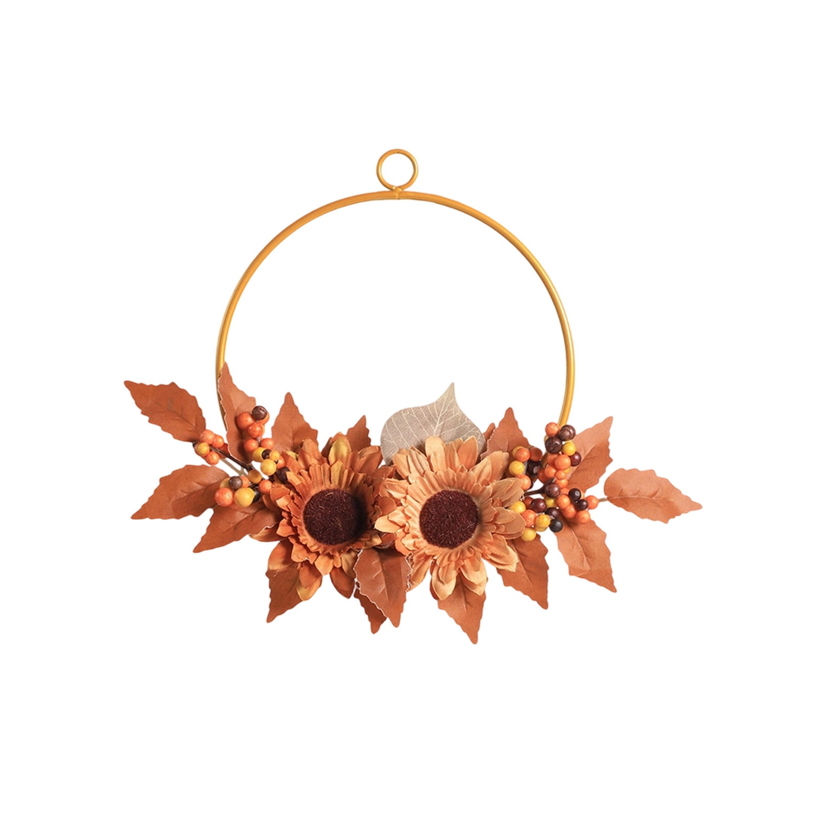 Halloween Decorations Deal 2025!Kyusrd Painted Iron Wreath Wedding ...