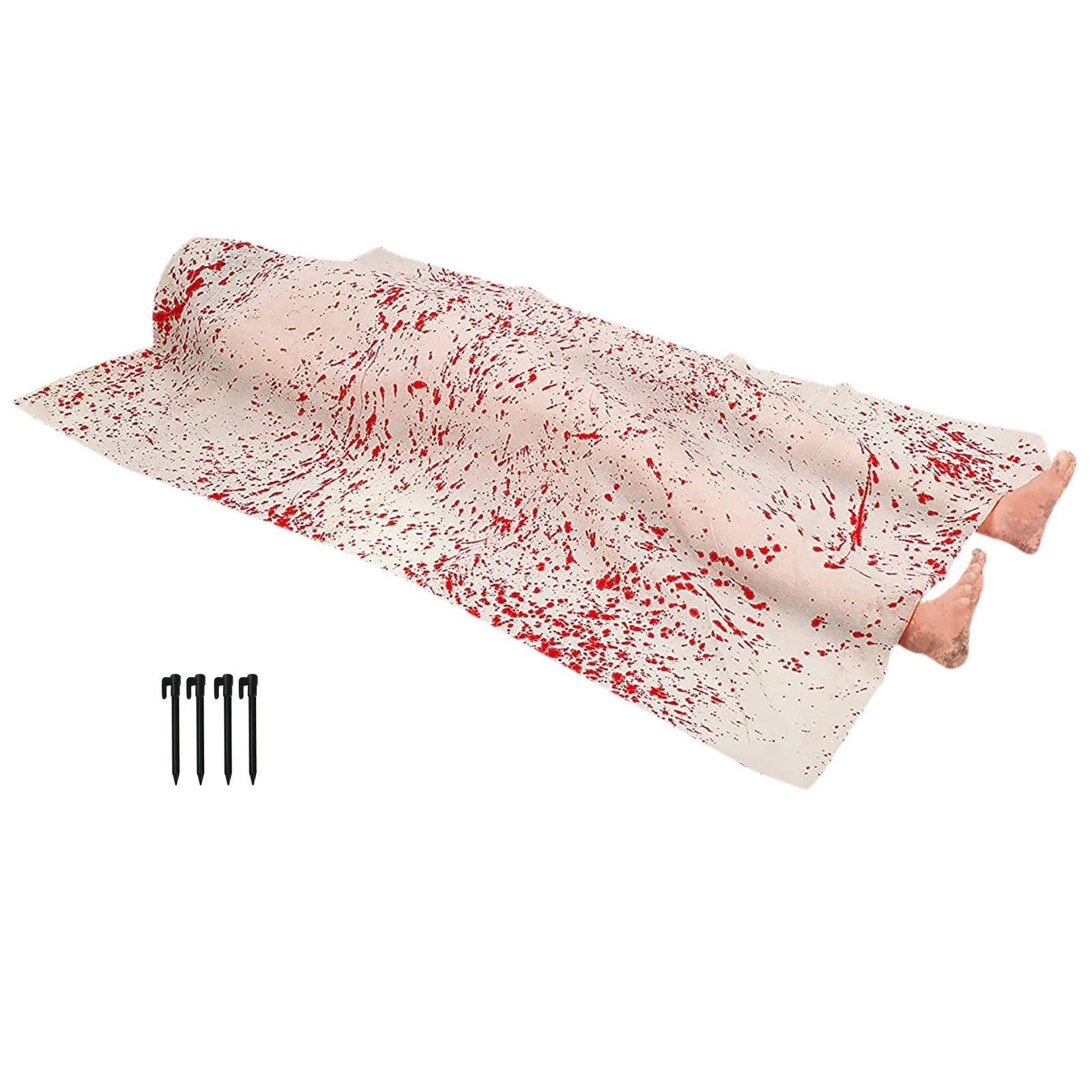 Halloween Decorations Deaths Victims Props Bag Scary Corpses Halloween ...