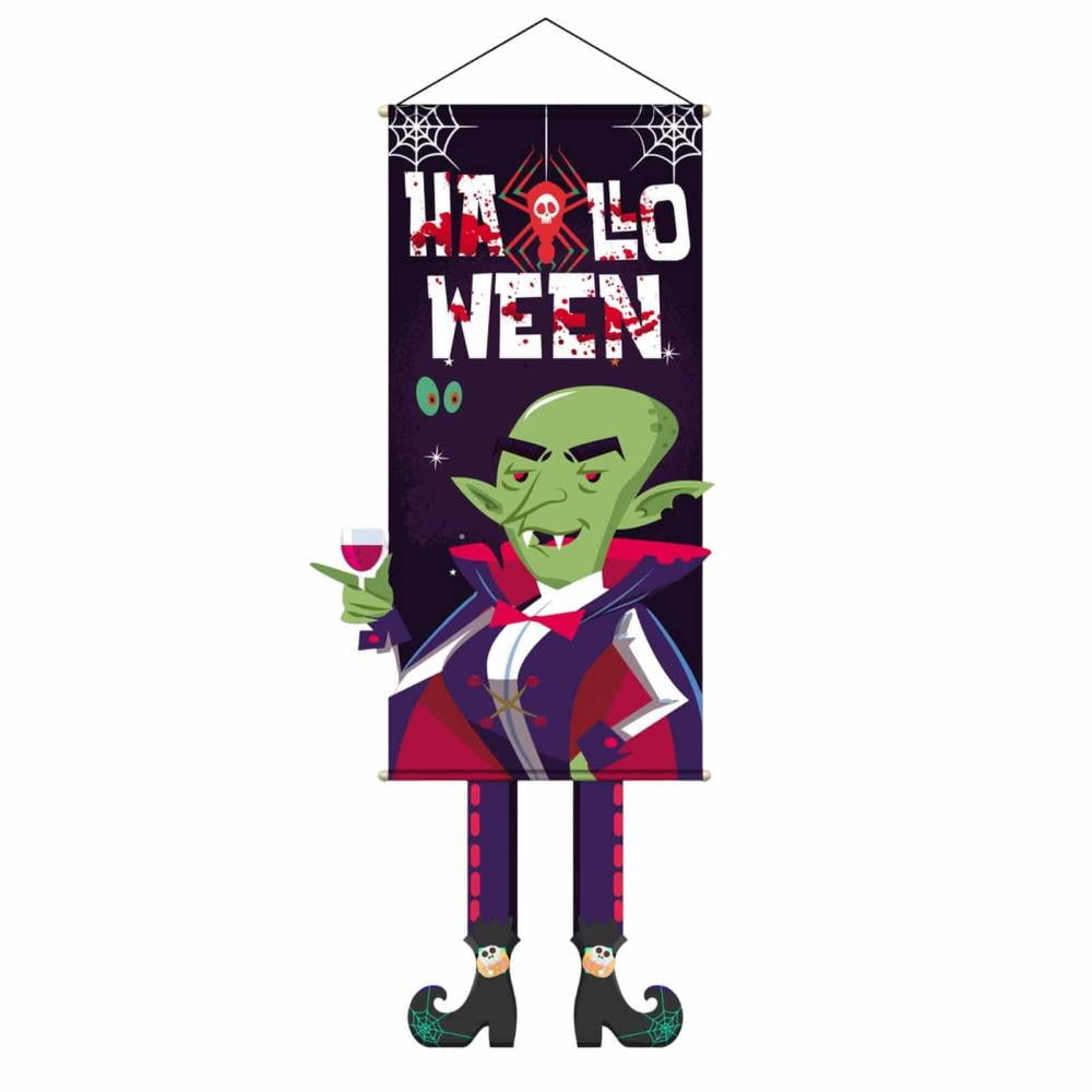 Halloween Decorations Door Curtains | Hung Flags Sign Tapestry | Spooky ...