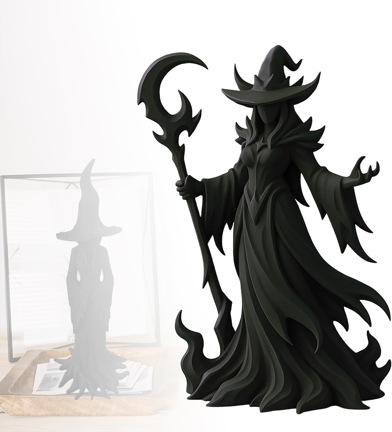 Halloween Decorations Enchanting Witch Statue, Hand-Painted The ...