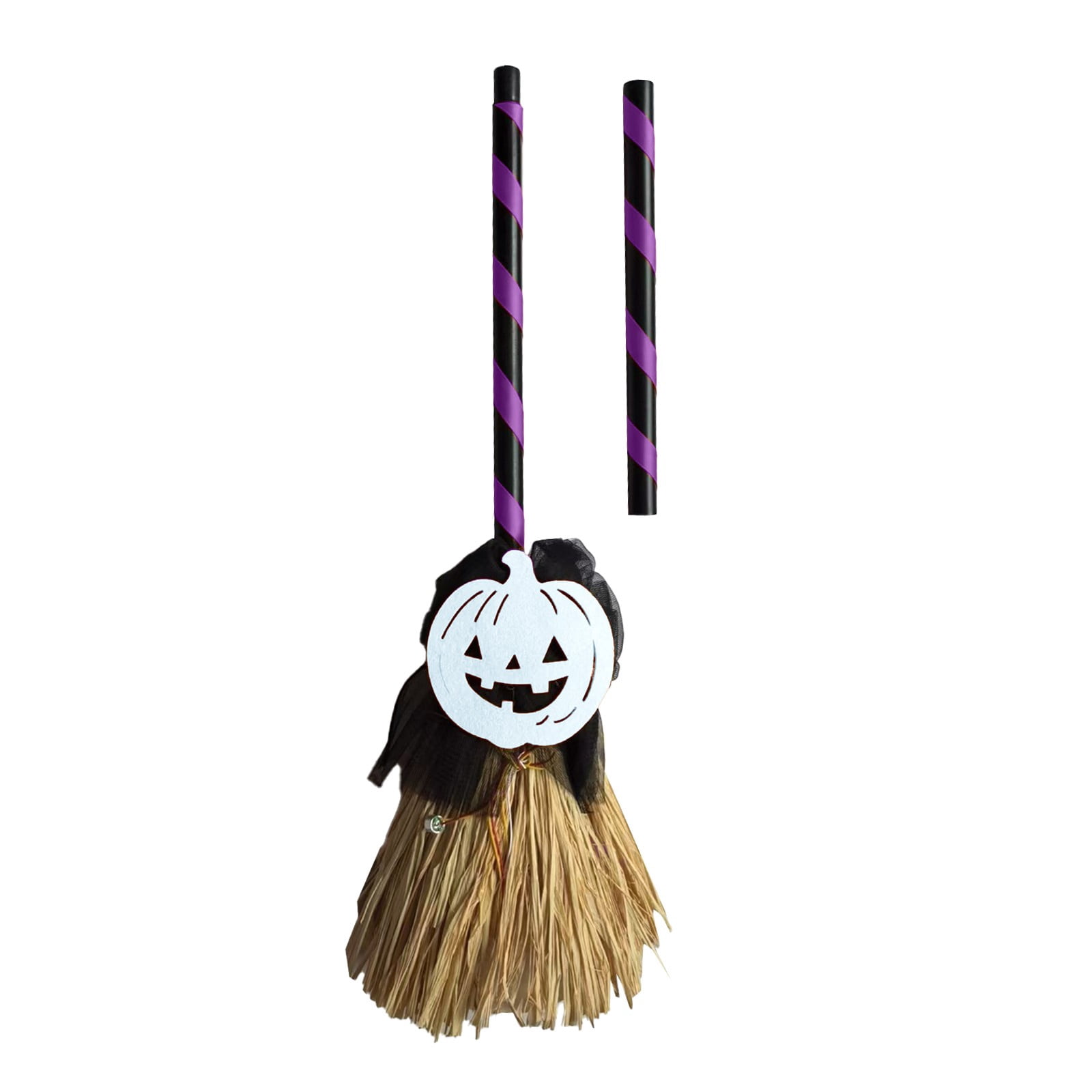 Halloween Decorations Floating Witch Broom, 31.5in Floating Witch's ...