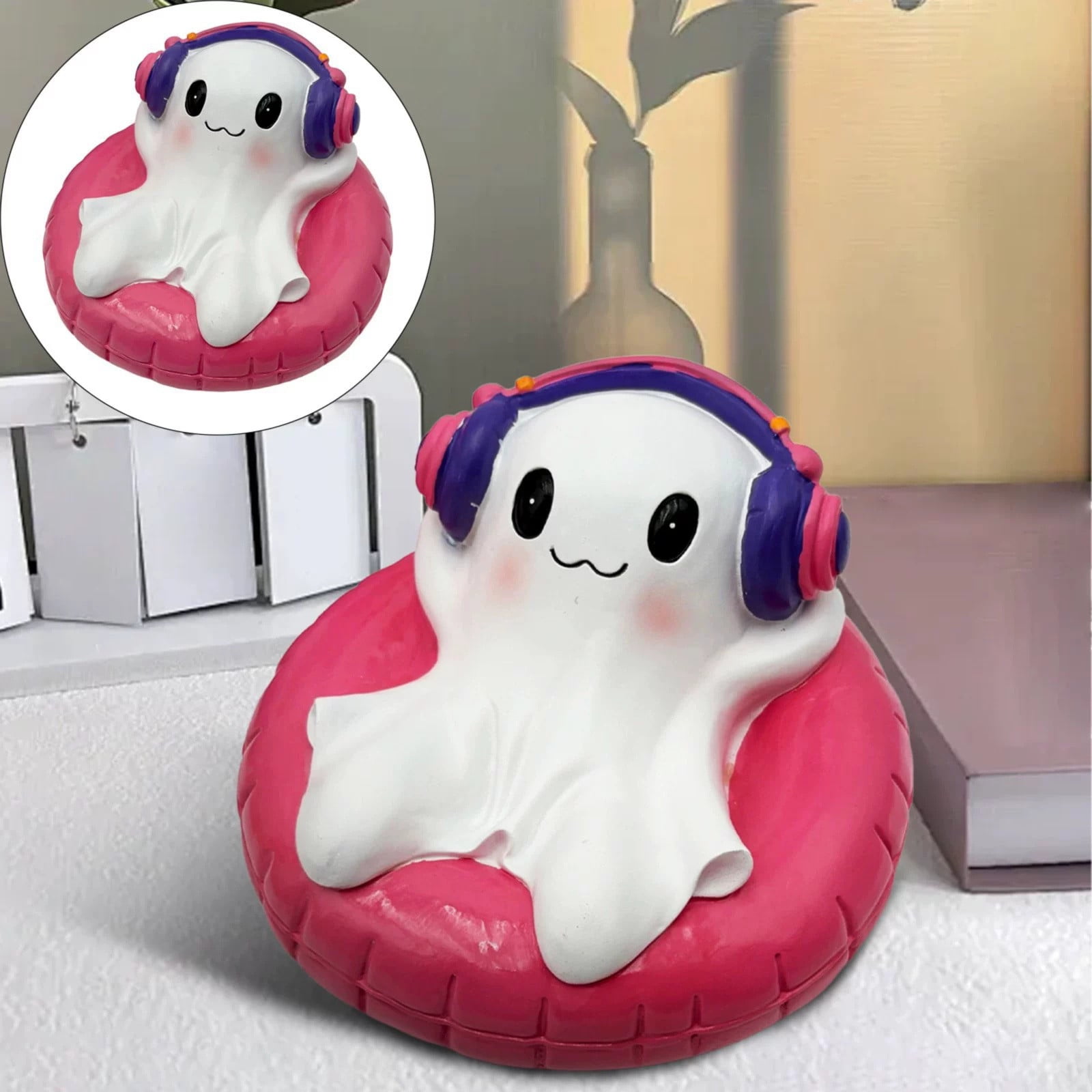 Halloween Decorations: Ghost Decor Indoor/Outdoor, Miniature Resin ...