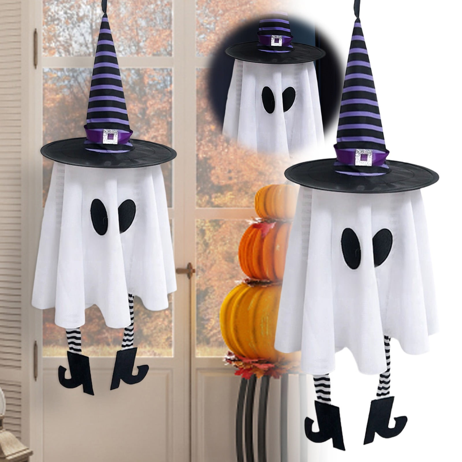 Halloween Decorations Ghost Outdoor Lights Porch Decor Yard Scary ...
