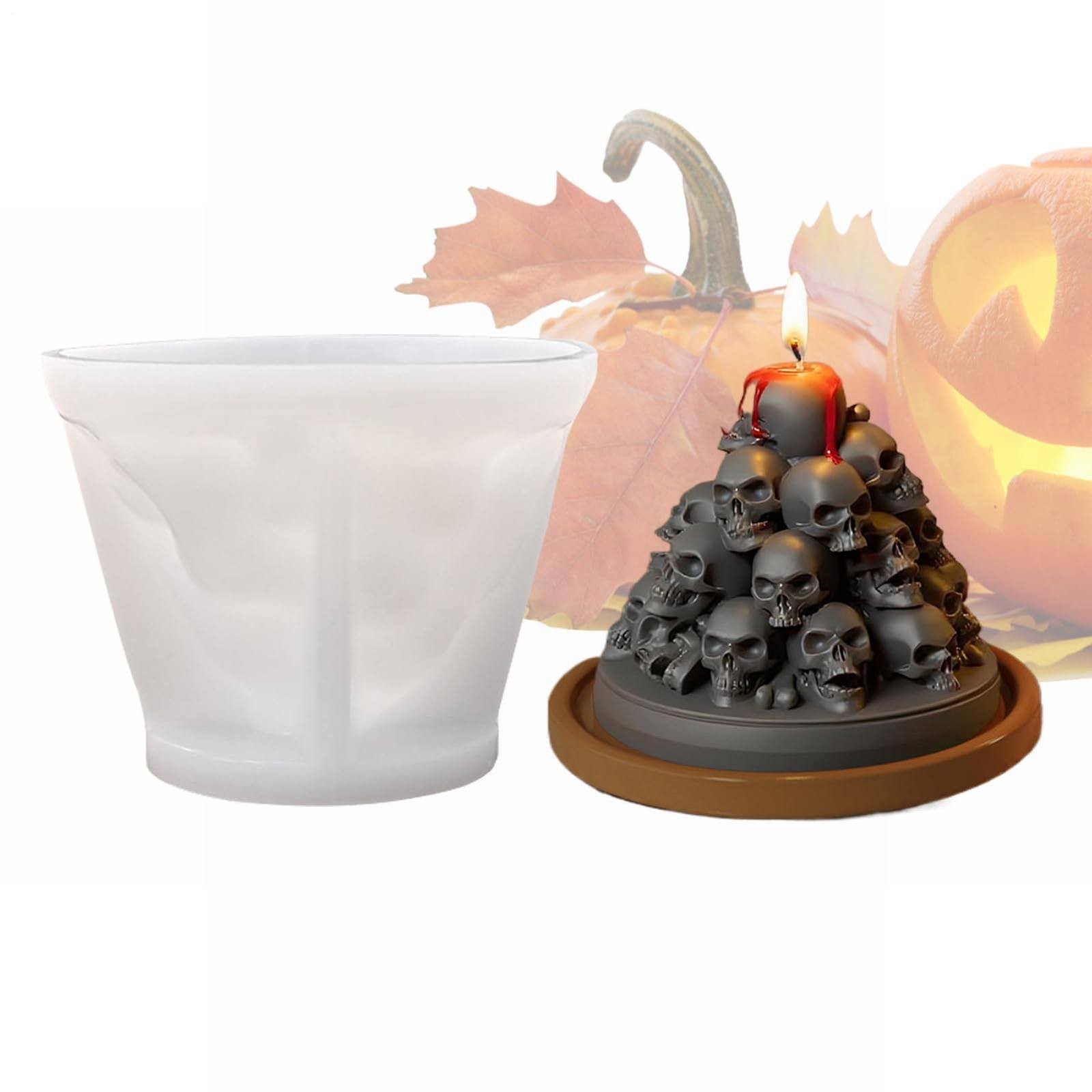 Halloween Decorations Halloween Candle Fragrance Candle Moulds Casting ...
