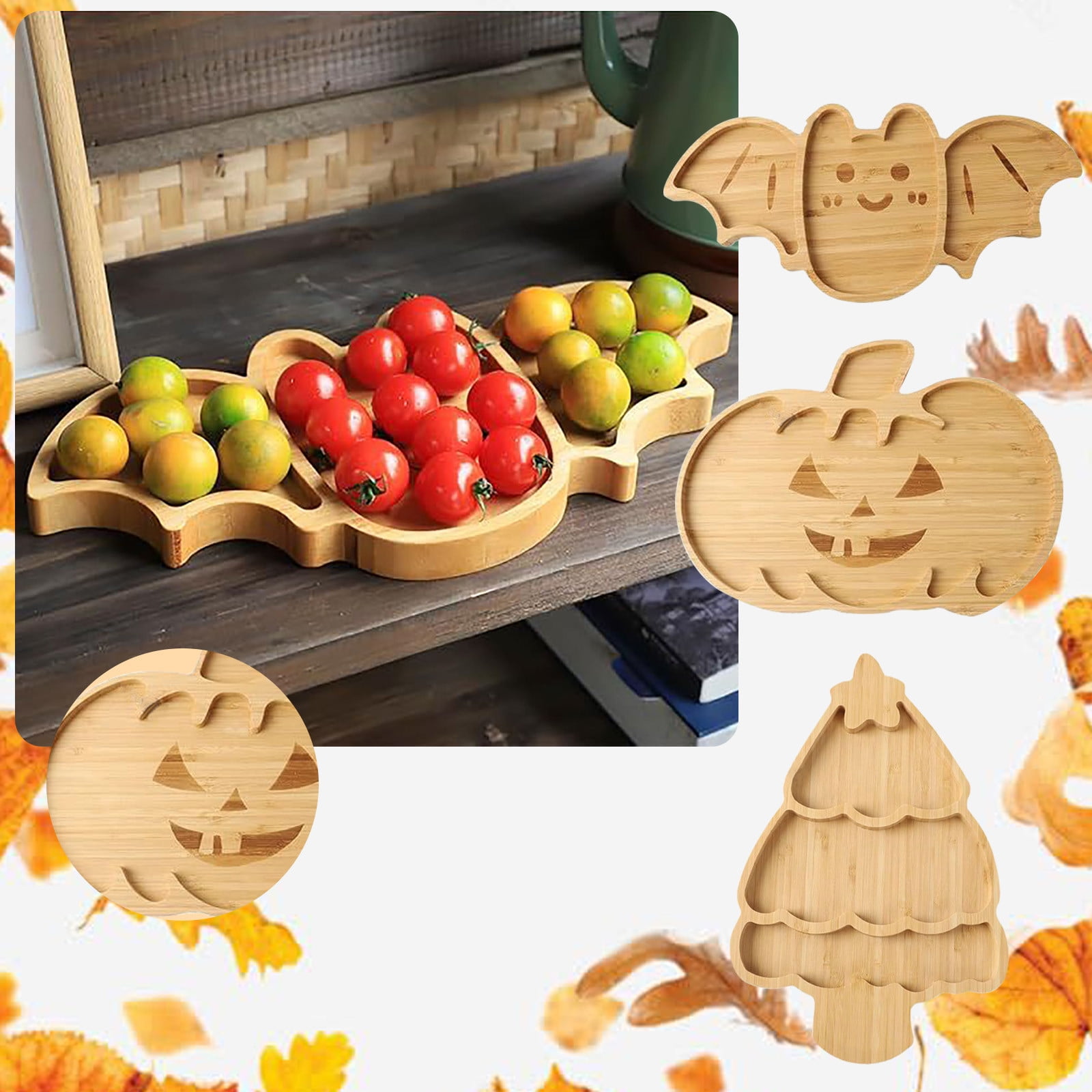 Halloween Decorations Halloween Charcuterie Board Pumpkin Ghost Serving ...