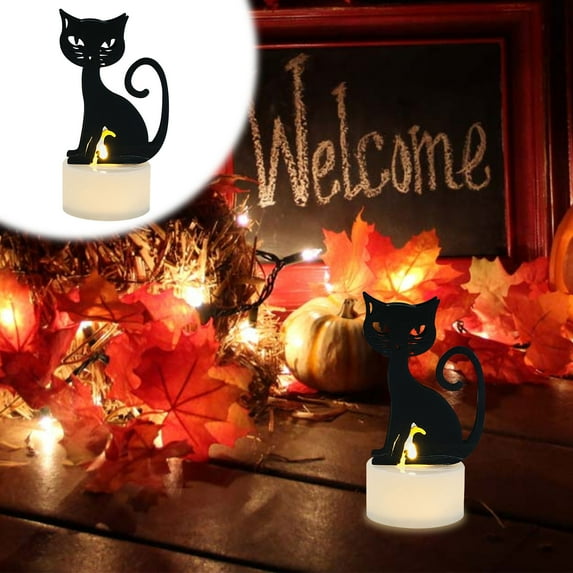 Halloween Decorations, Halloween Decoration Led Candle Lamp Witch Hat ...