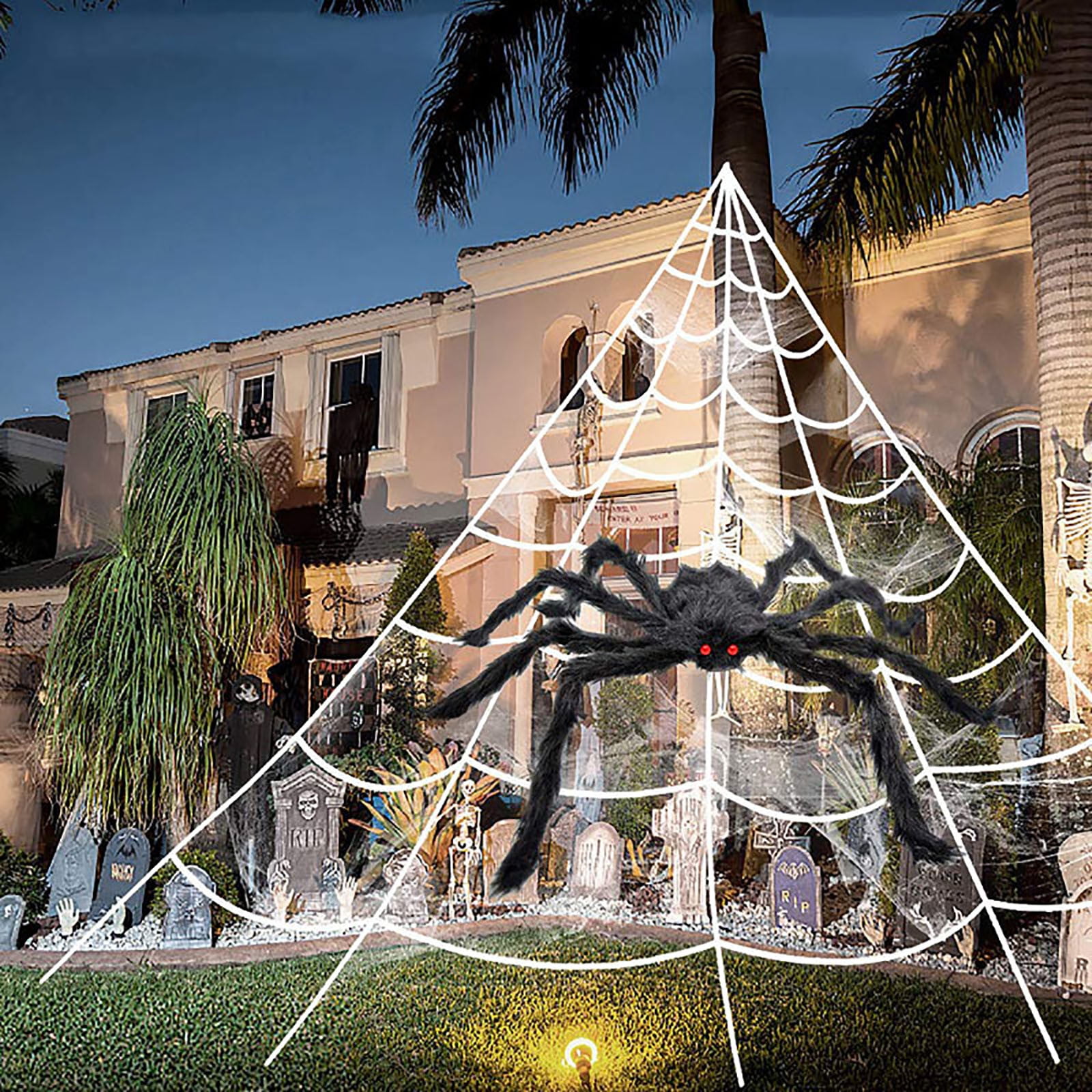 Halloween Decorations,Halloween Decorations - Spider-Web 30in ,60in ...