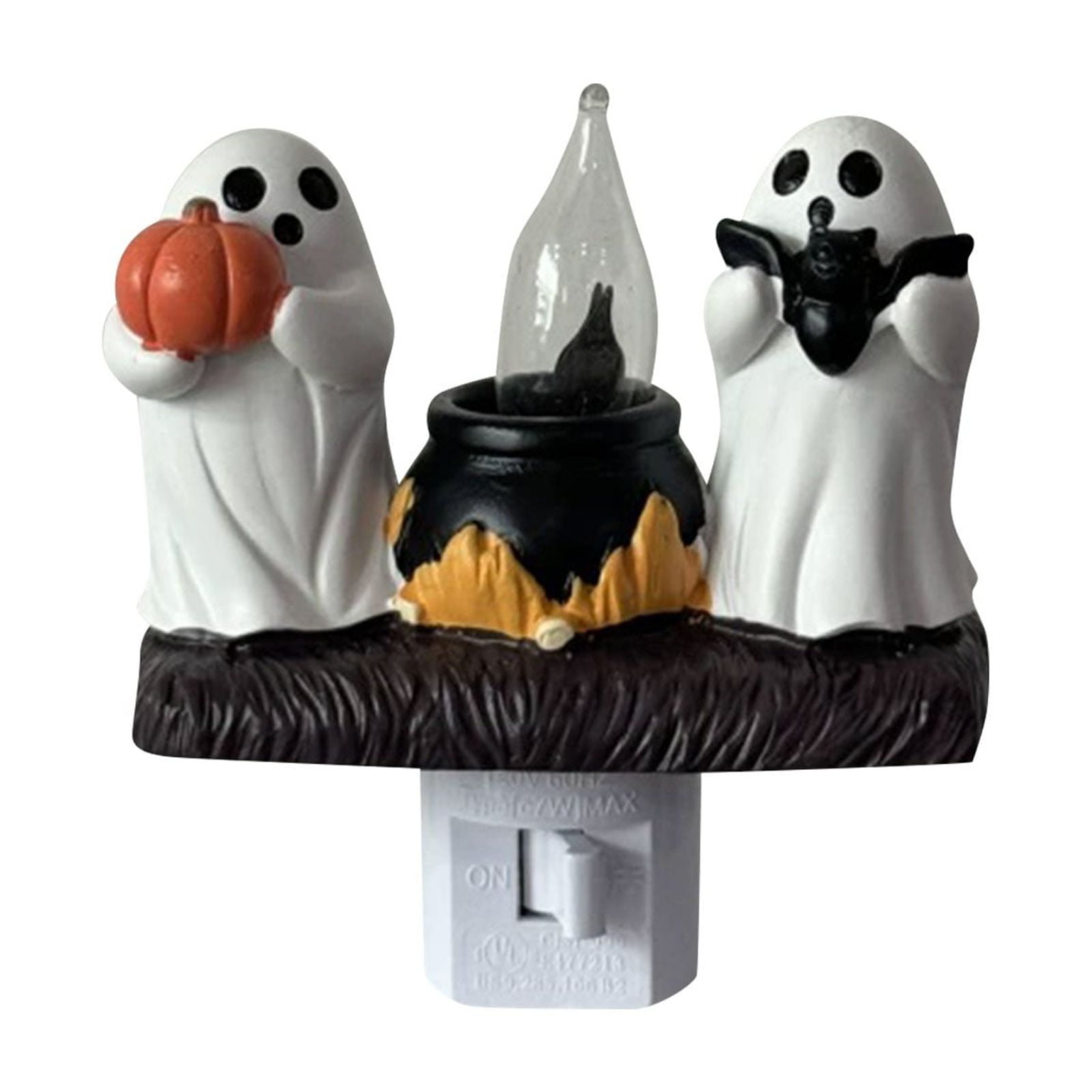 Halloween Decorations Halloween Ghost Night Light with Pumpkin and ...