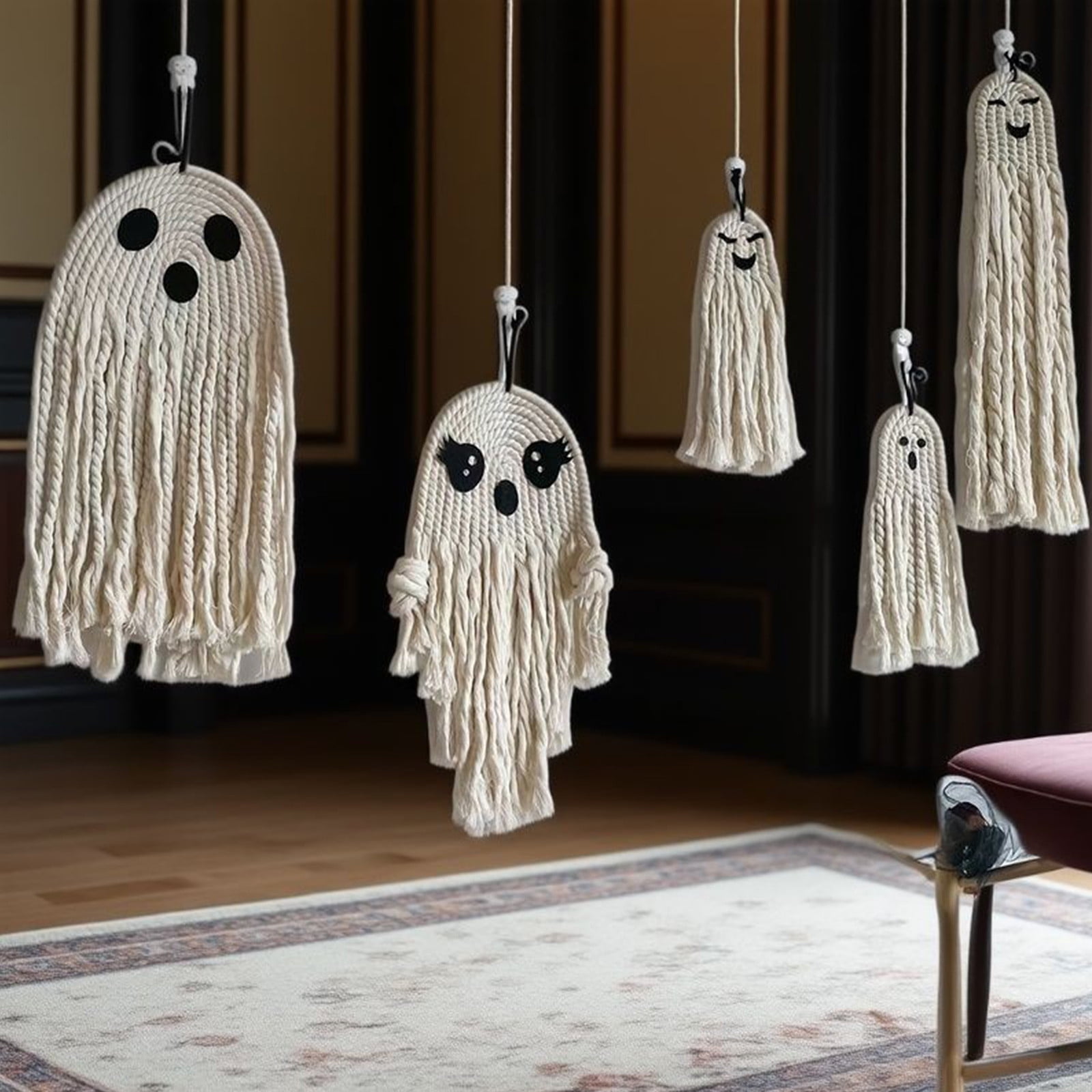 Halloween Decorations, Halloween Ghost Wall Decor, Ghost Wall Hanging ...
