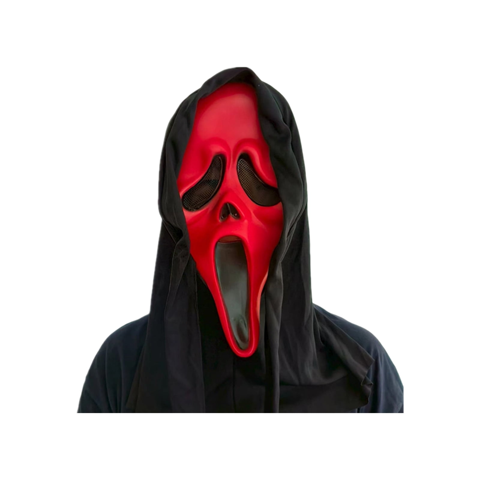 Halloween Decorations, Halloween Ghostface Mask, Natural Latex Scary ...