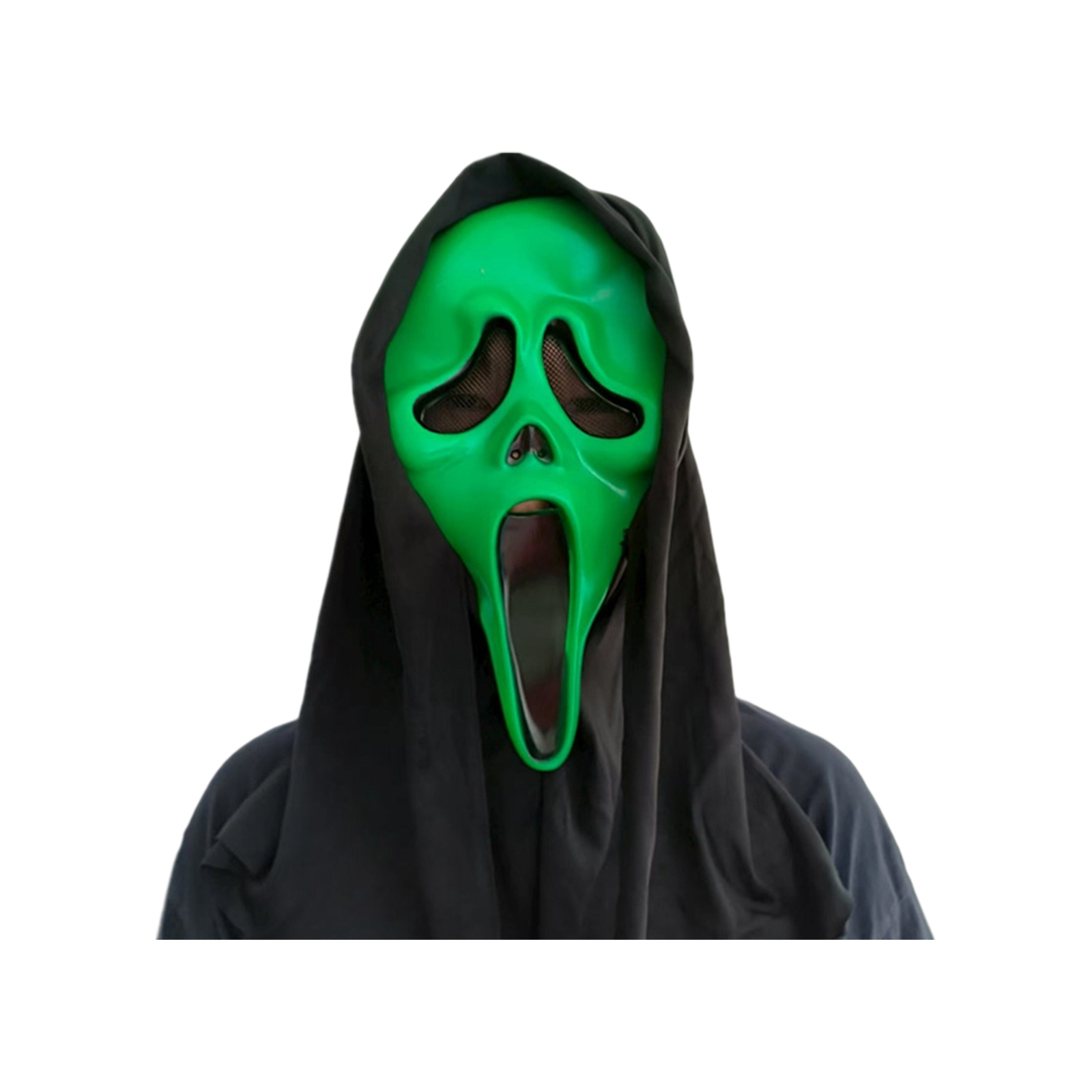Halloween Decorations, Halloween Ghostface Mask, Natural Latex Scary ...